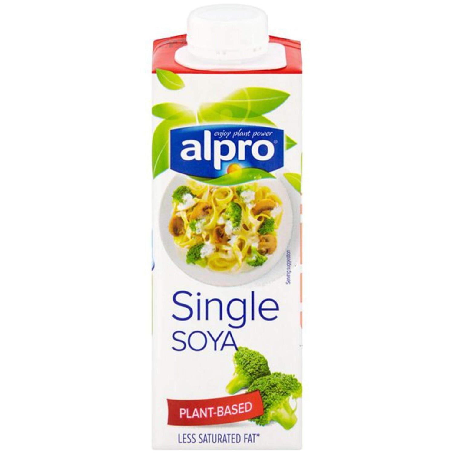Alpro Single Cream SOYA Alternative - 15x250ml | Buy Now with Express ...