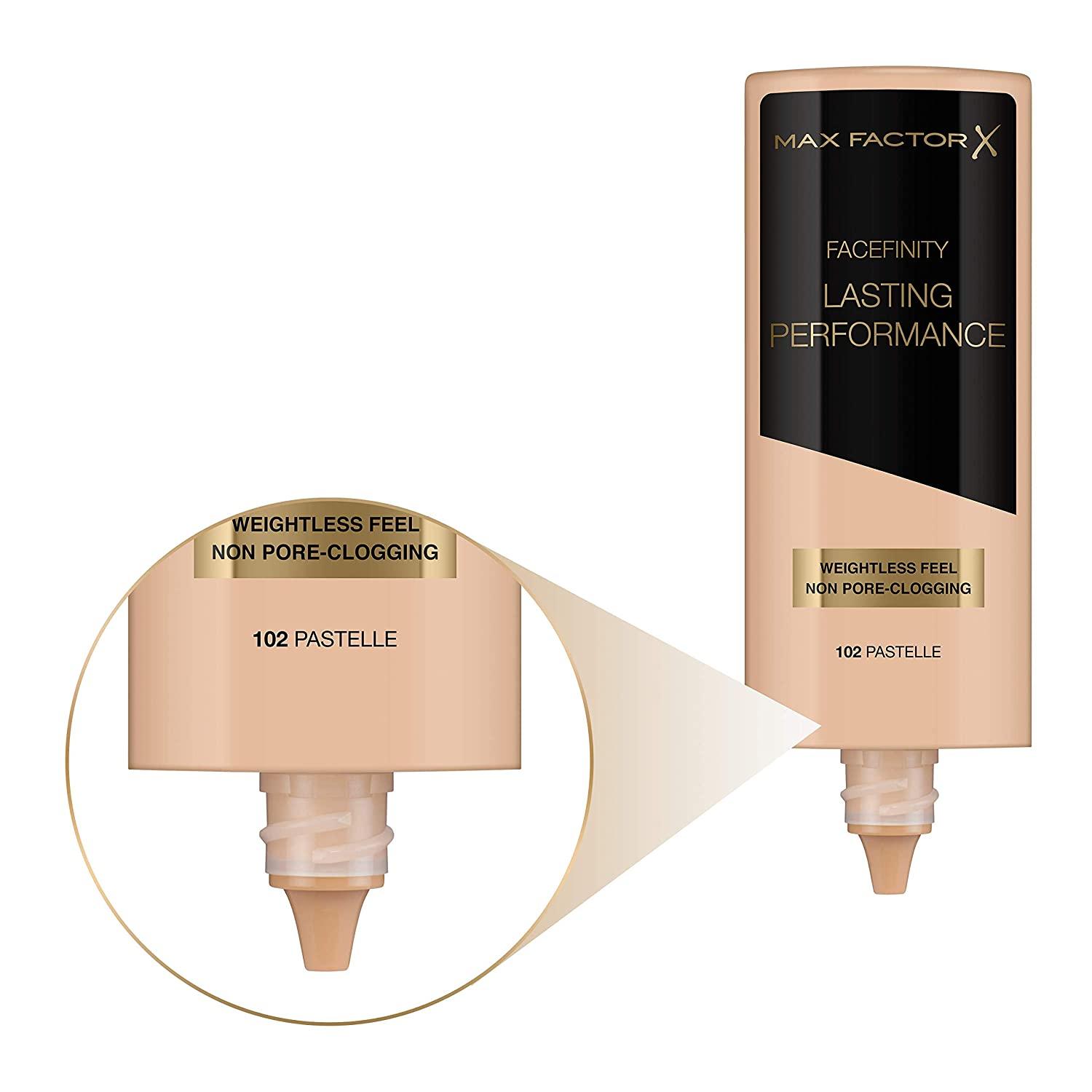 Max Factor Lasting Performance Foundation - 102 Pastelle | Long-Lasting ...