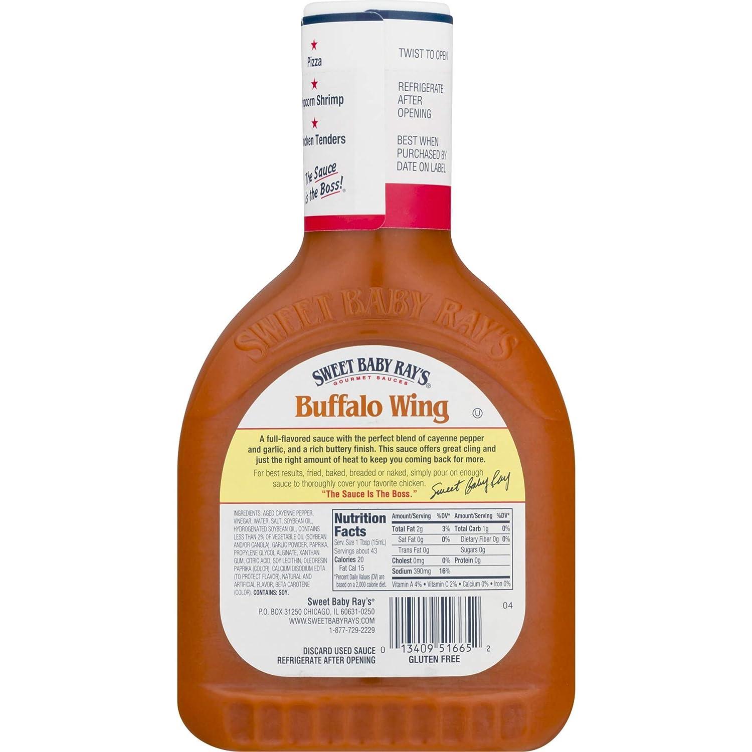 Sweet Baby Ray's Buffalo Wing Sauce - 1 Gallon Bottle | Buy Now with ...