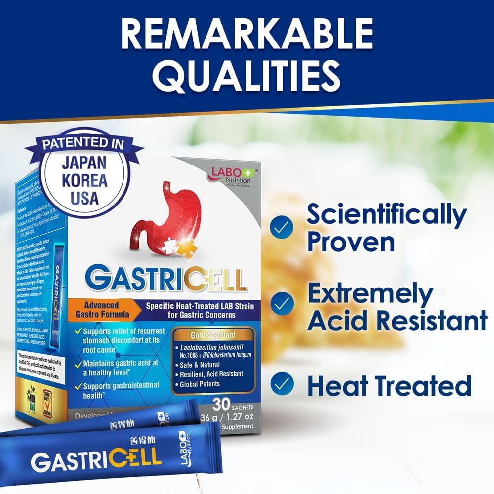 GASTRICELL: Natural Defense Against Gastric Distress - 30 Sachets ...