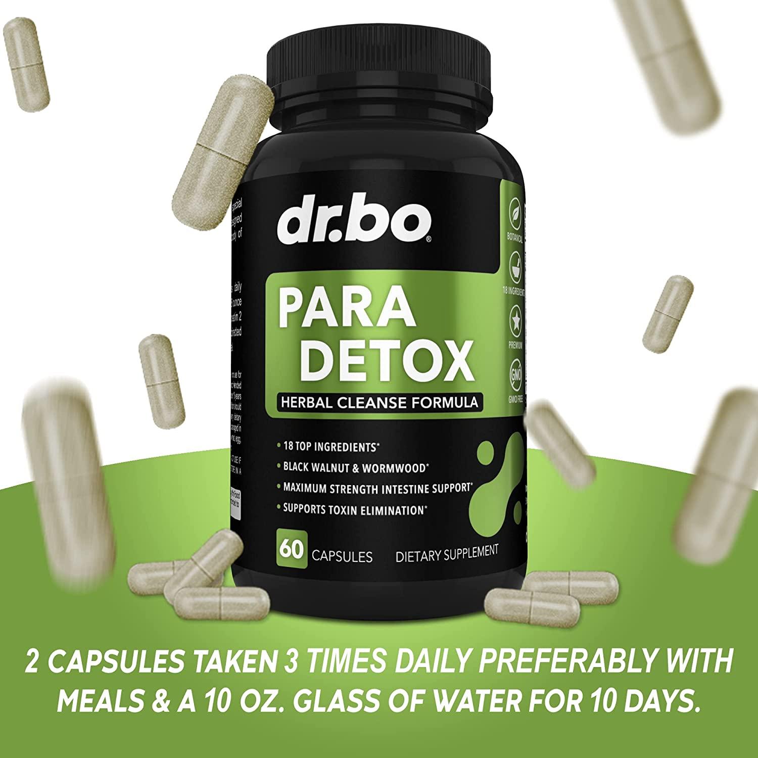 Para Cleanse Human Detox Guard - Intestinal Support Pills for Gut ...