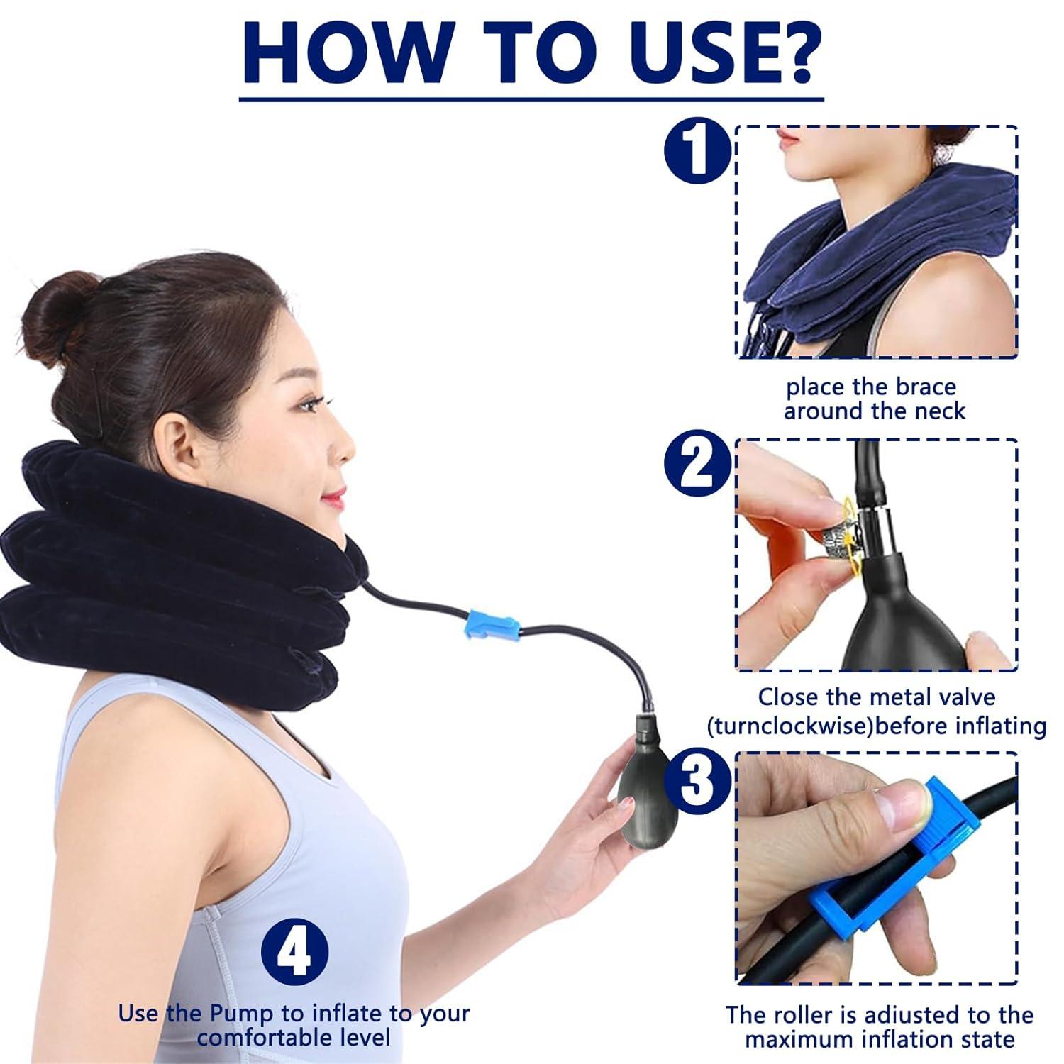 Buy Smtelegance Cervical Neck Traction Device - Adjustable Neck Support ...