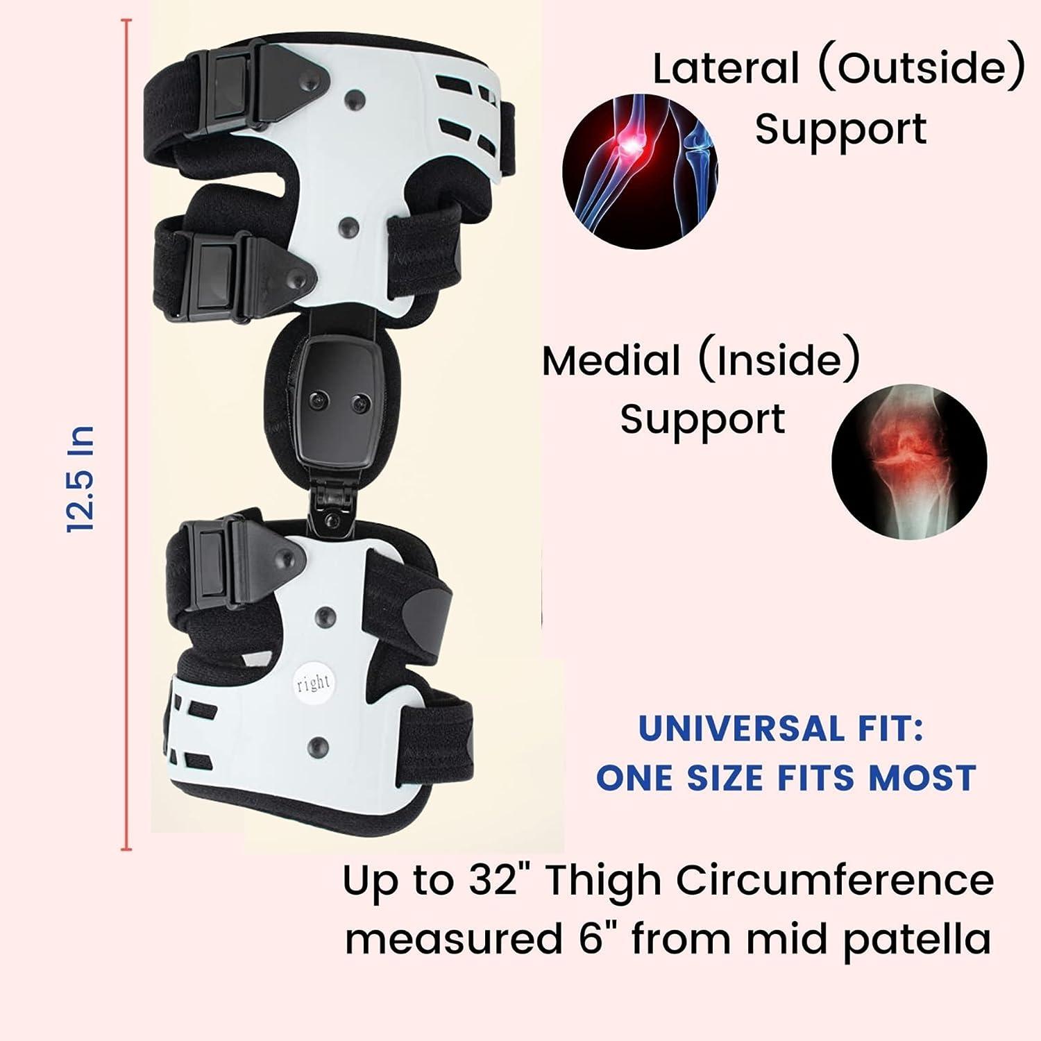 Comfyorthopedic OA Unloader Knee Brace - Left Medial Arthritis Relief ...