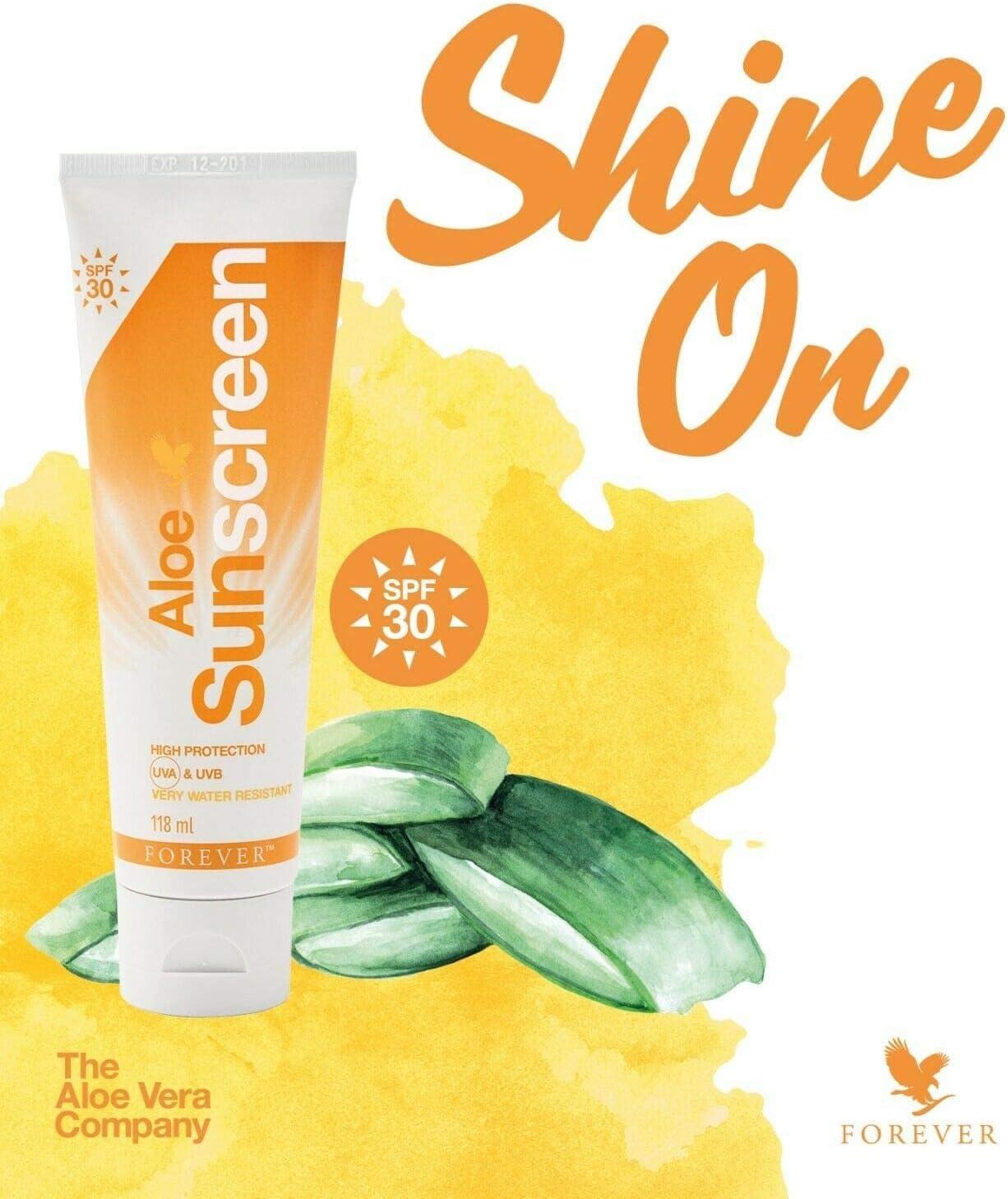 Forever Living Aloe Sunscreen 30 SPF 4 oz | Natural Sun Protection ...