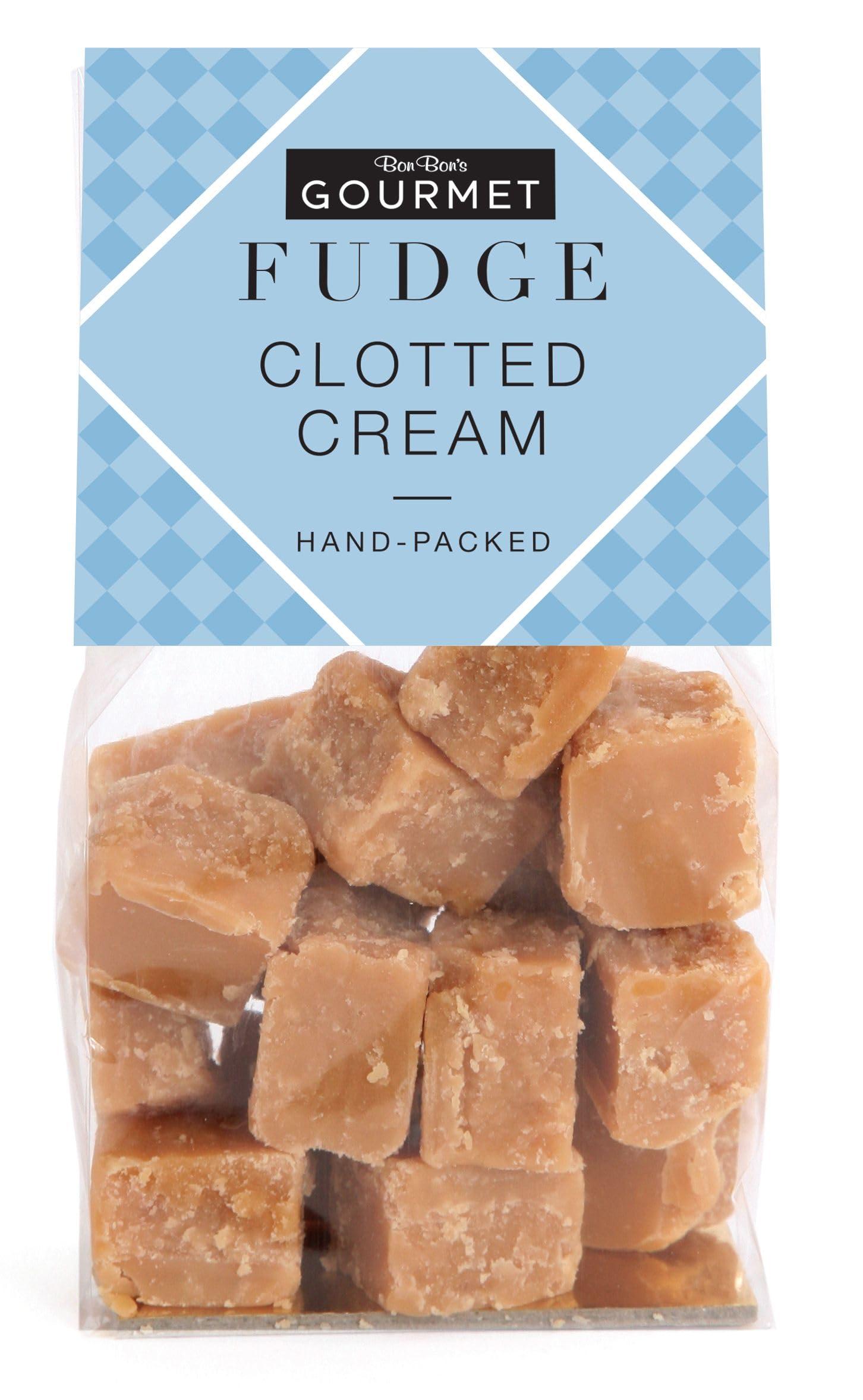 Bon Bon's Gourmet - Clotted Cream Fudge Bag Handmade British Fudge 150g ...