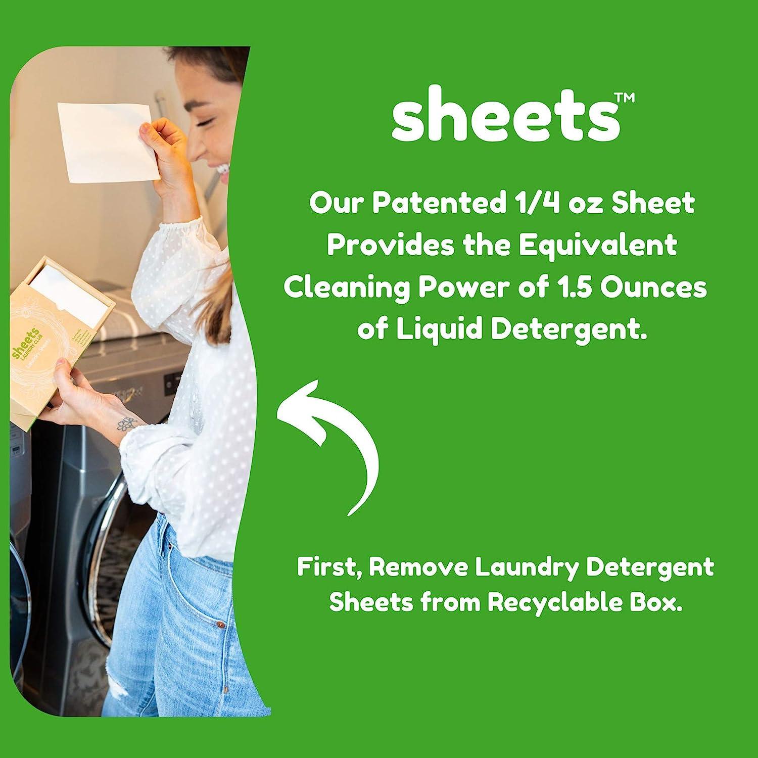 Premium Laundry Detergent Sheets - Fresh Linen & Lavender Scent ...