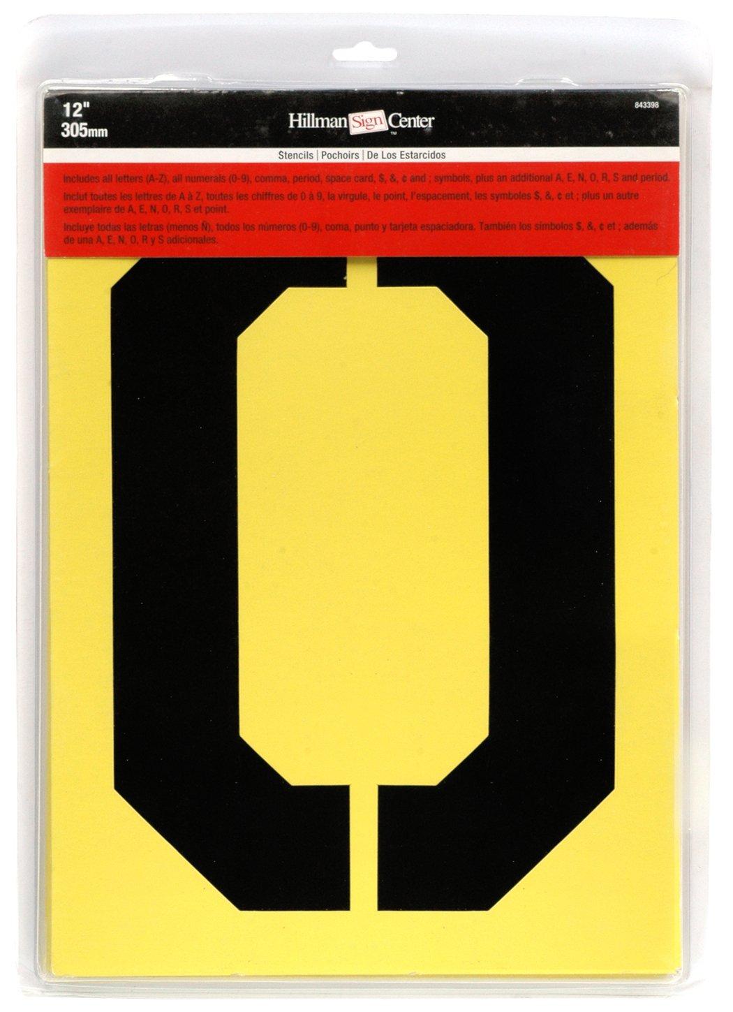 Hillman Heavy Duty Stencils 12 inches - Durable and Professional ...