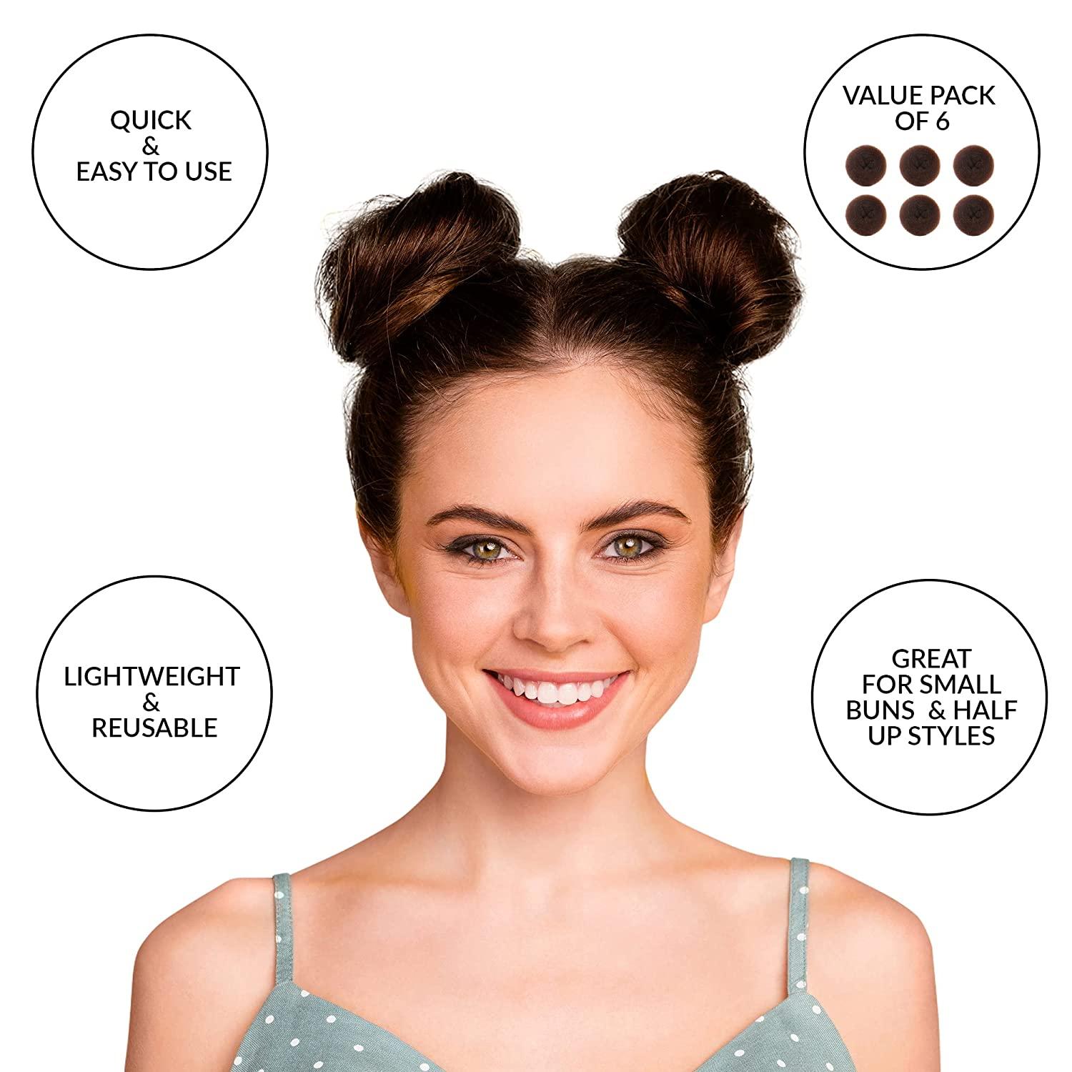 how to make donut bun hair