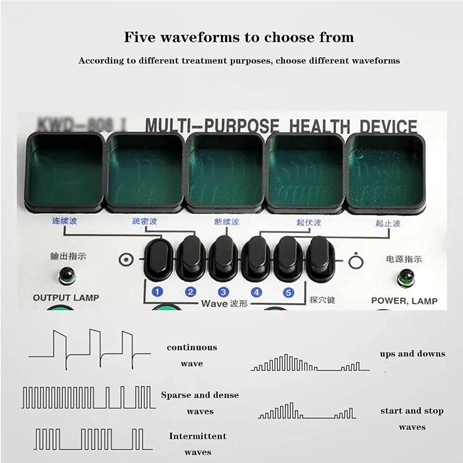 MTTXY Electrical Acupuncture Stimulator Massage Device - 6 Outputs 5 ...