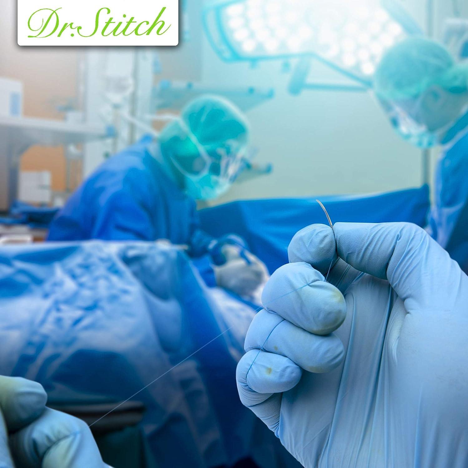 Dr. Stitch Suture Thread and Needle (16PK) - Ideal for Practice ...