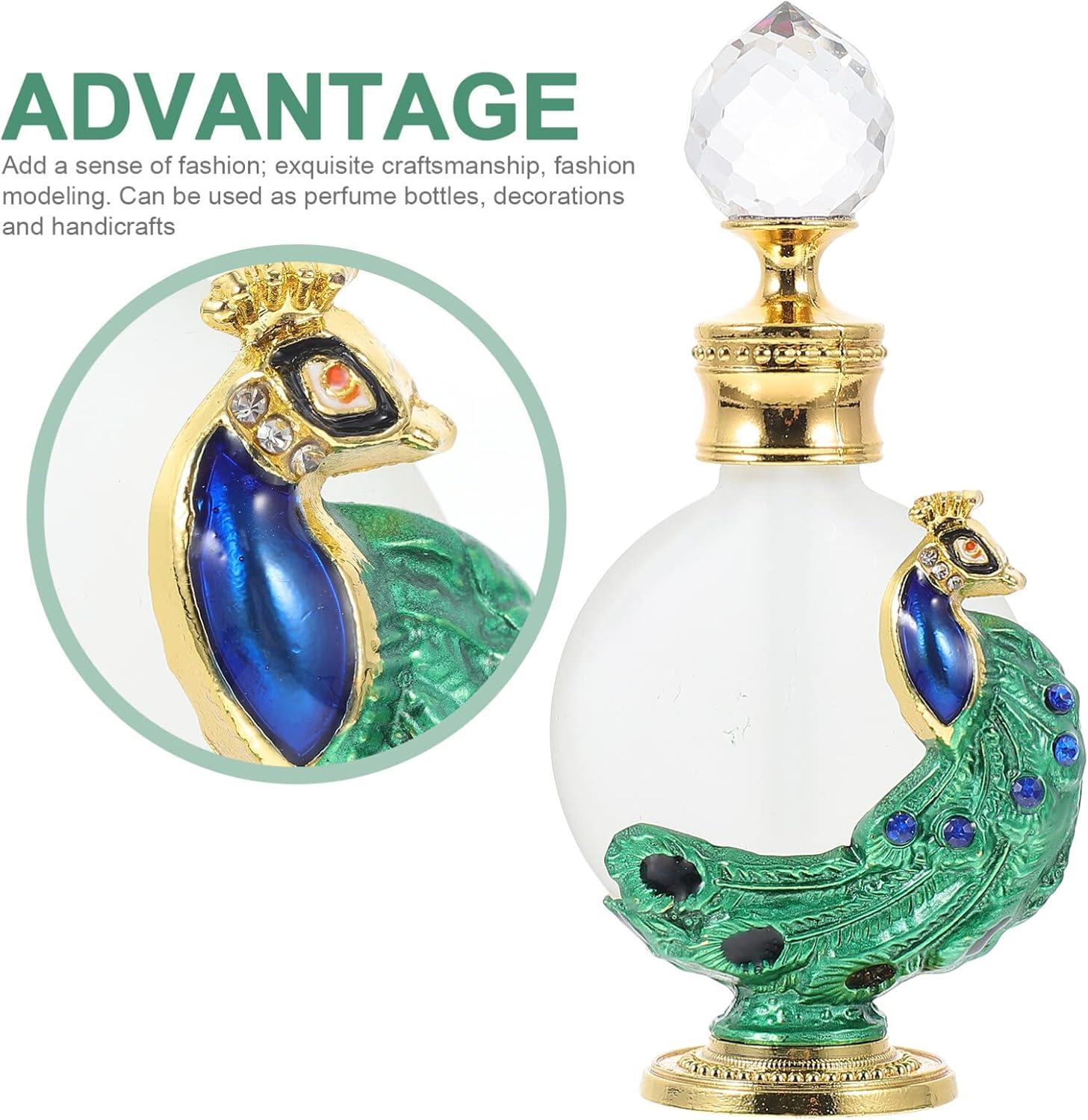 Ciieeo Mini Middle Eastern Perfume Bottle - Elegant Glass Dropper for ...