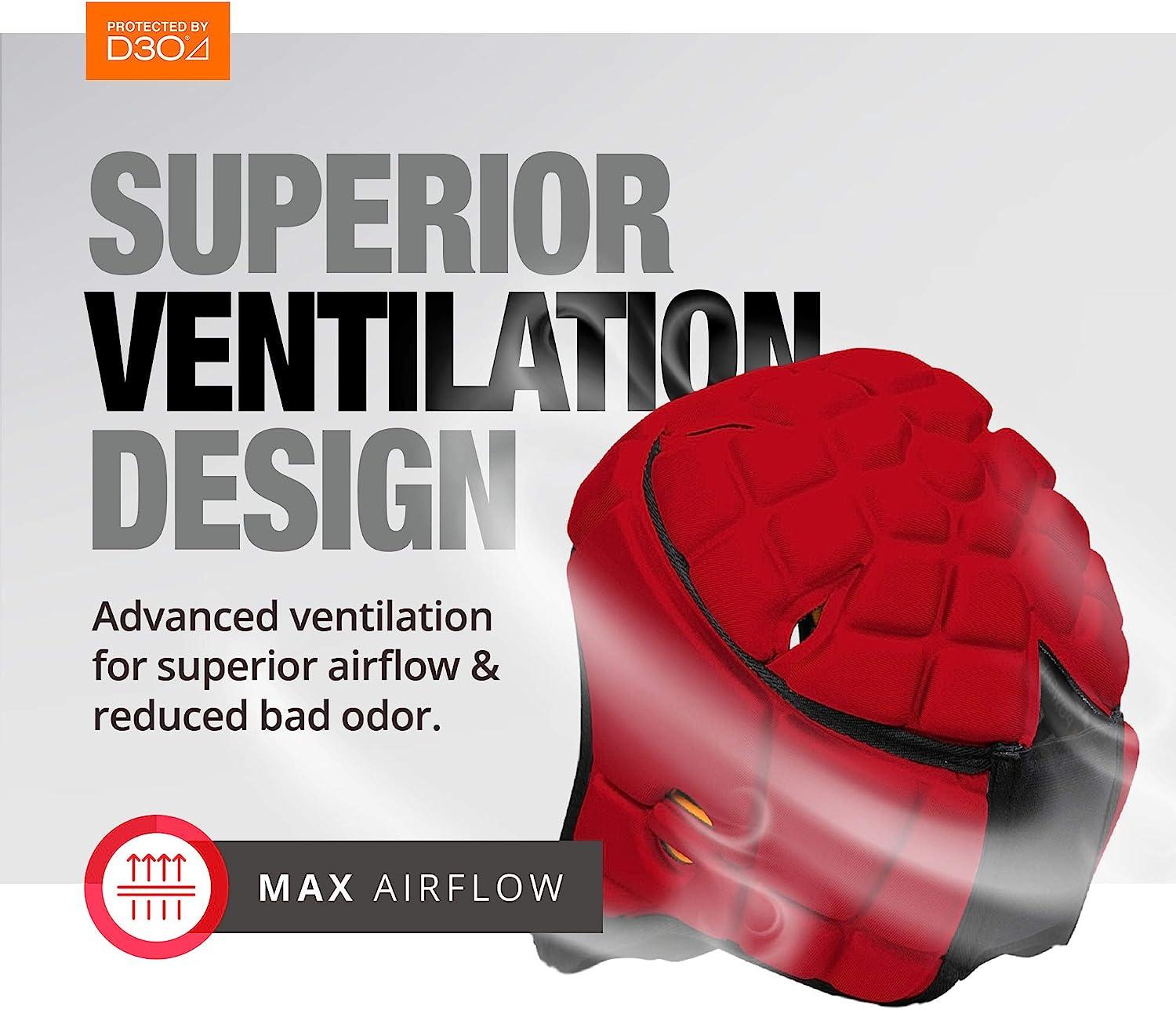 Gamebreaker PRO D3O Soft Shell Headgear Black - Large | Impact Protection Gear | Buy Now with ...