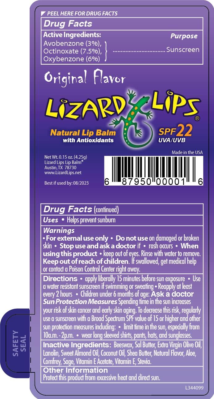 Lizard Lips SPF 22 Lip Balm - Original Vanilla 4 Pack | Buy Now with ...