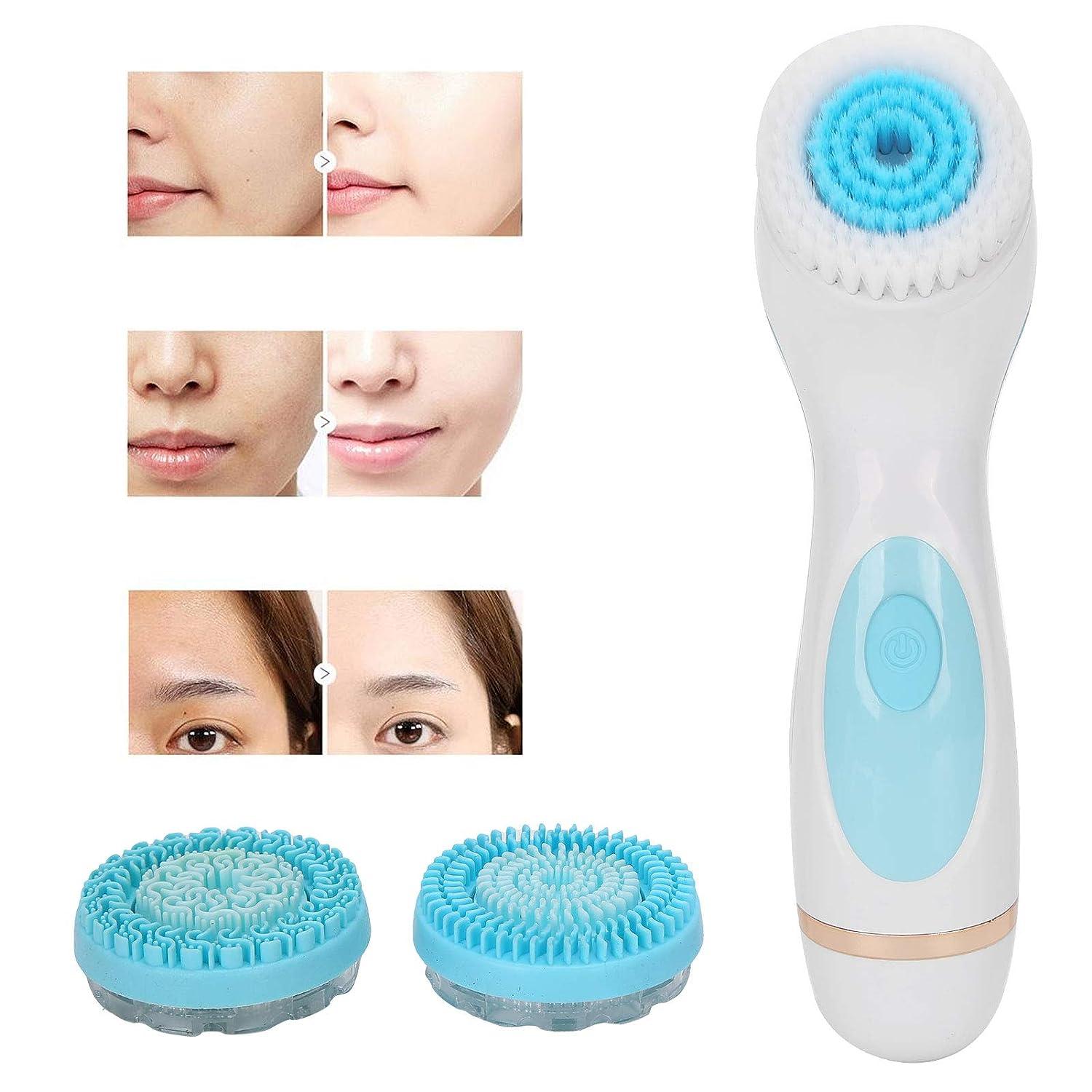 USB Charging Electric Facial Cleaning Brush - Waterproof Silicone Face ...