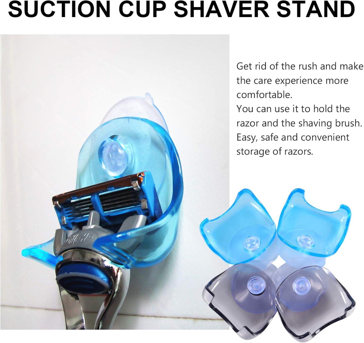 Housoutil 12pc Razor Holder & Shaver Organizer | Suction Cup Clothes ...