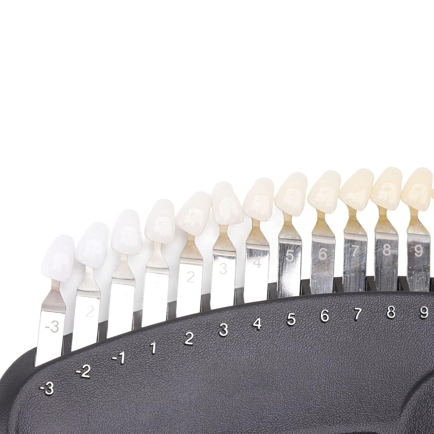 Dental Teeth Shade Guide - 27 Colors Professional Teeth Whitening Chart ...