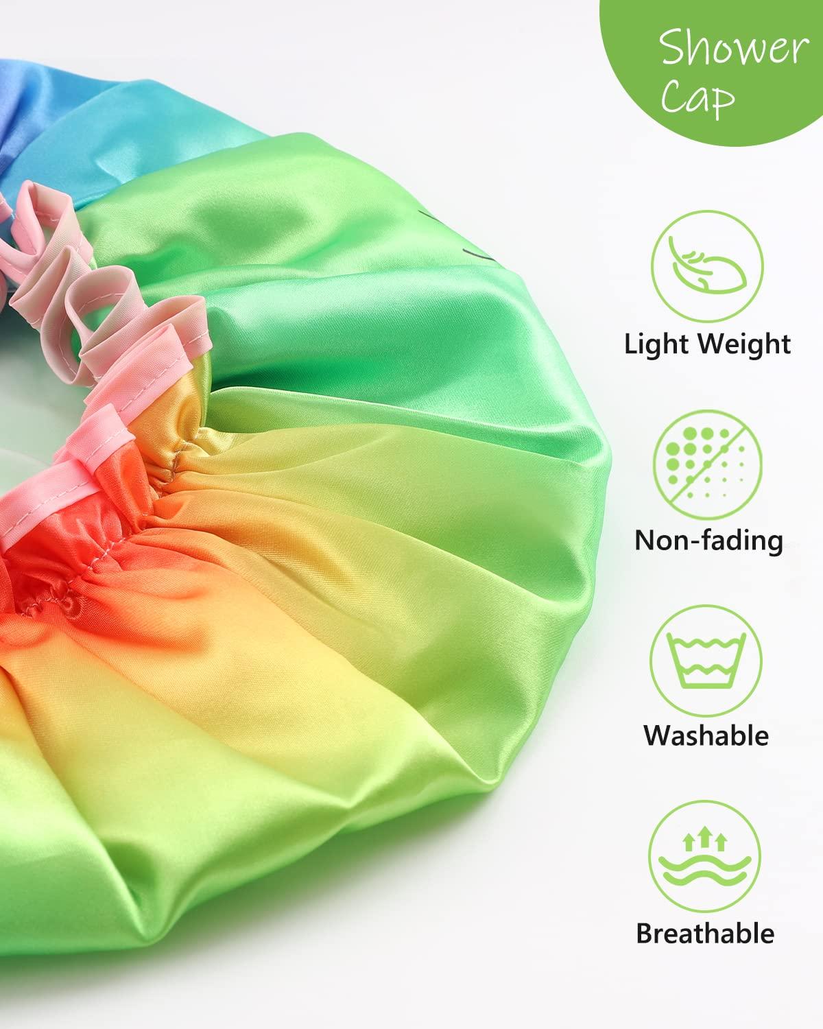 Mikimini Unicorn Shower Hood for Women & Kids - Reusable Double ...