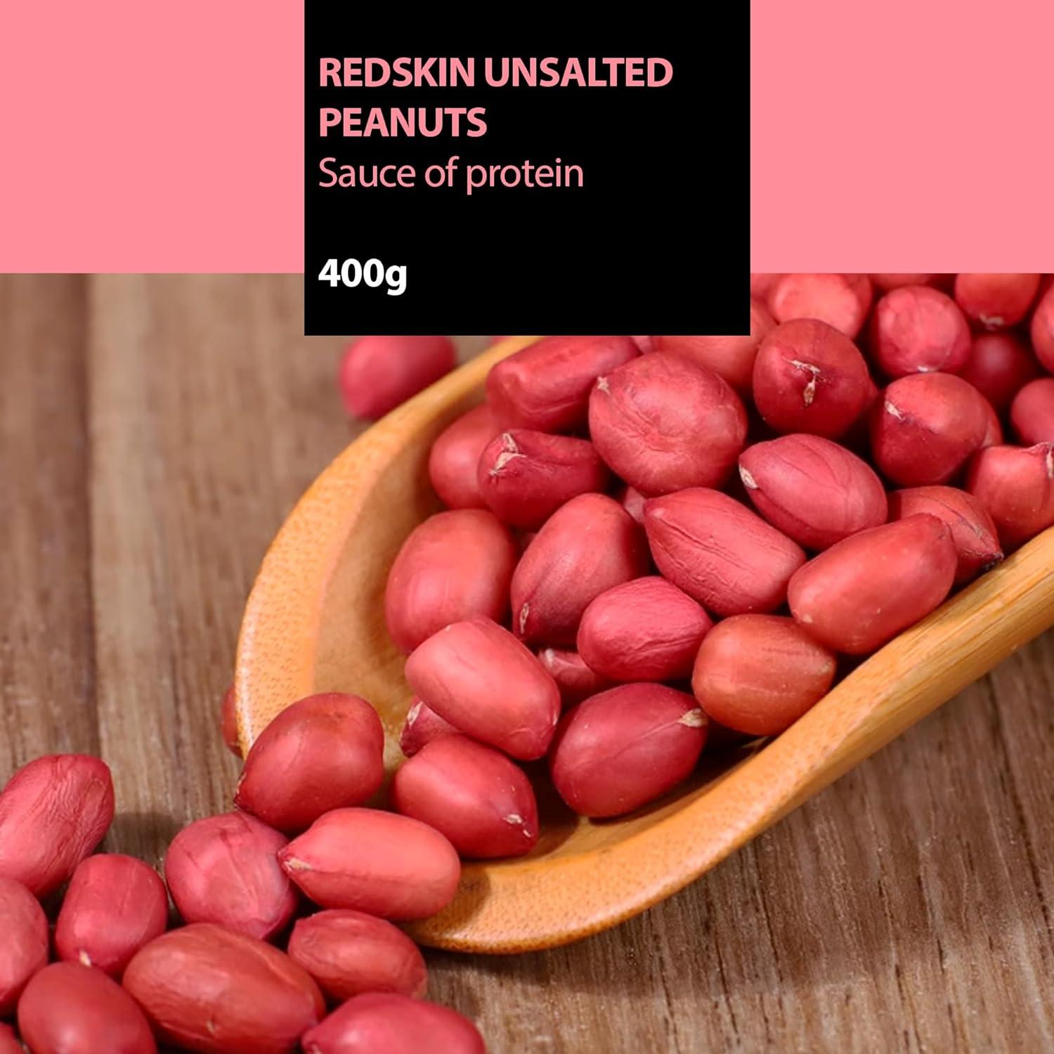 Red Skin Unsalted Roasted Peanuts 400g Source of Protein | Buy Now with ...