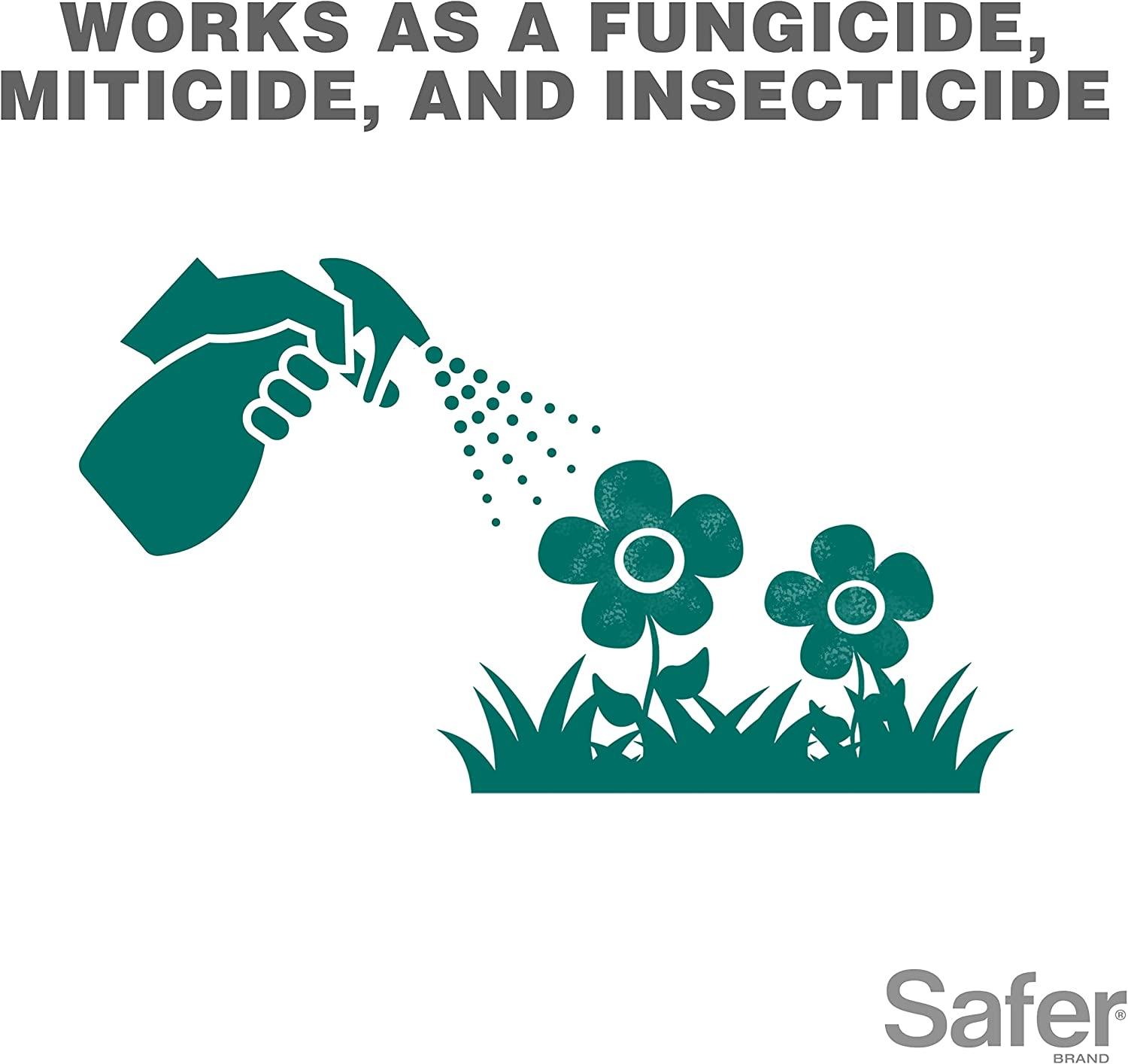 Safer Brand Neem Oil Concentrate Insecticide Miticide Fungicide for ...