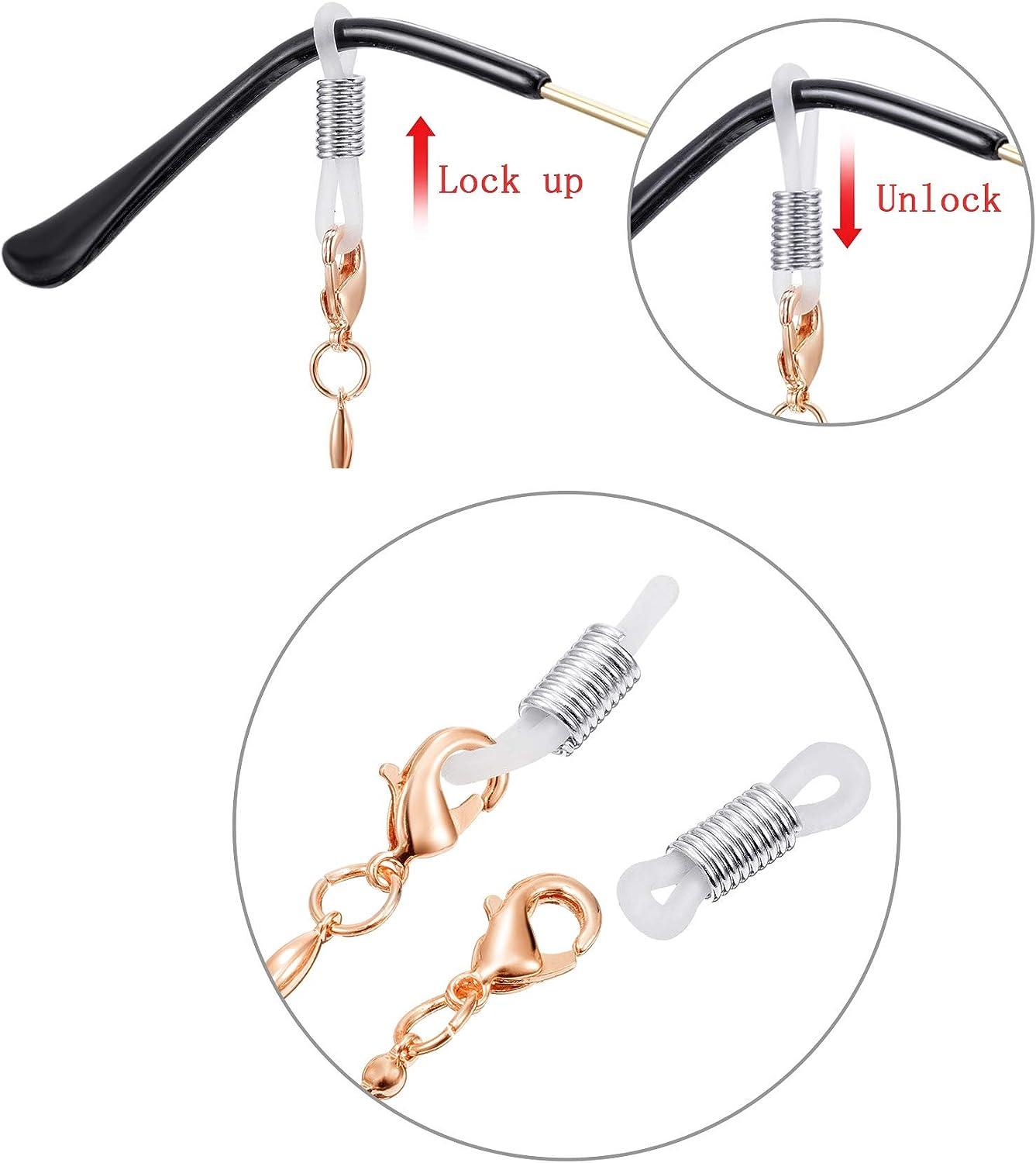 Tatuo Stainless Steel Eyeglass Chain for Women | Reading Glass Lanyard ...