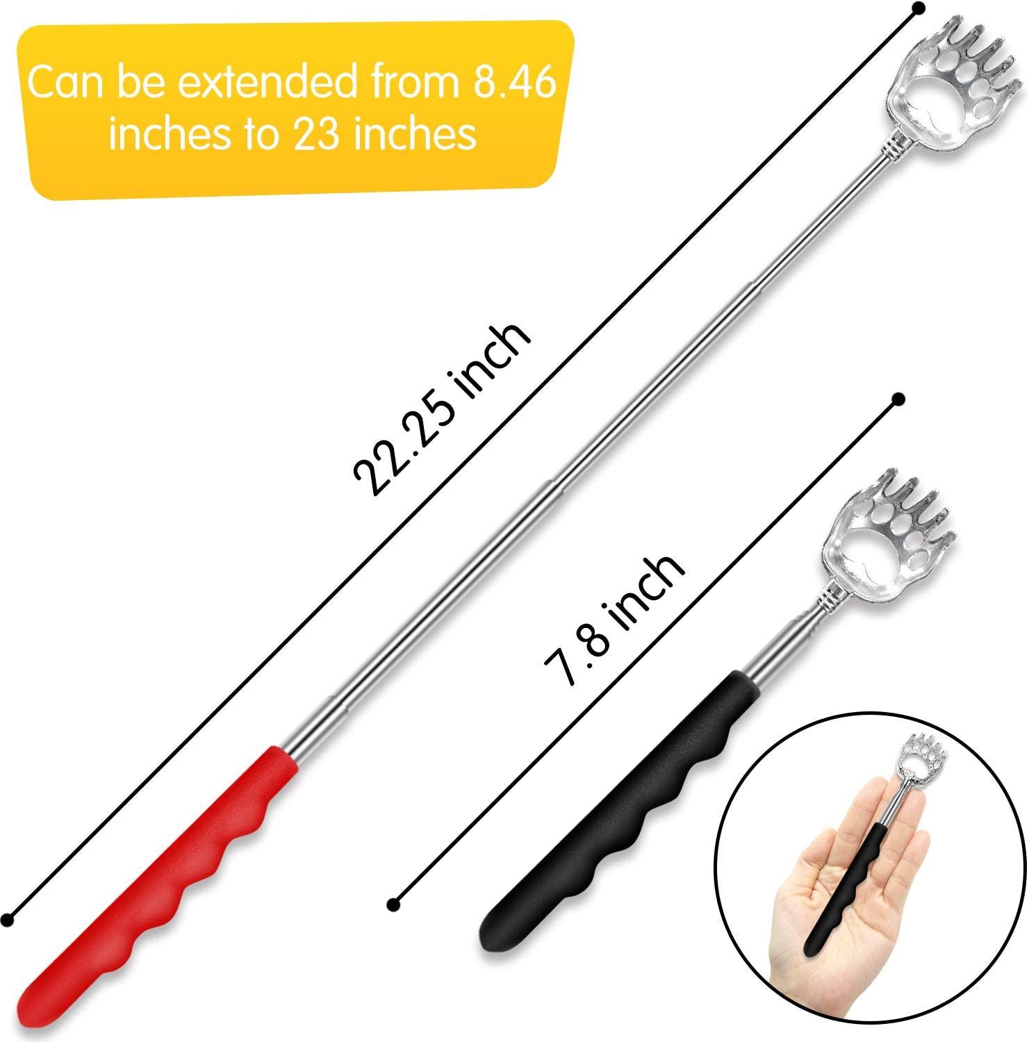 VIMVIP Bear Claw Telescoping Back Scratcher Set - Extendable Metal ...