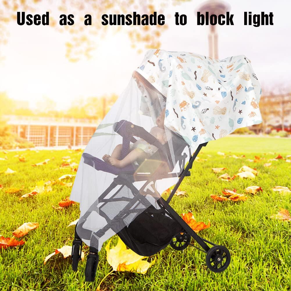 2-Piece Breastfeeding Cover - Cotton Privacy Screen & Multi-Purpose ...