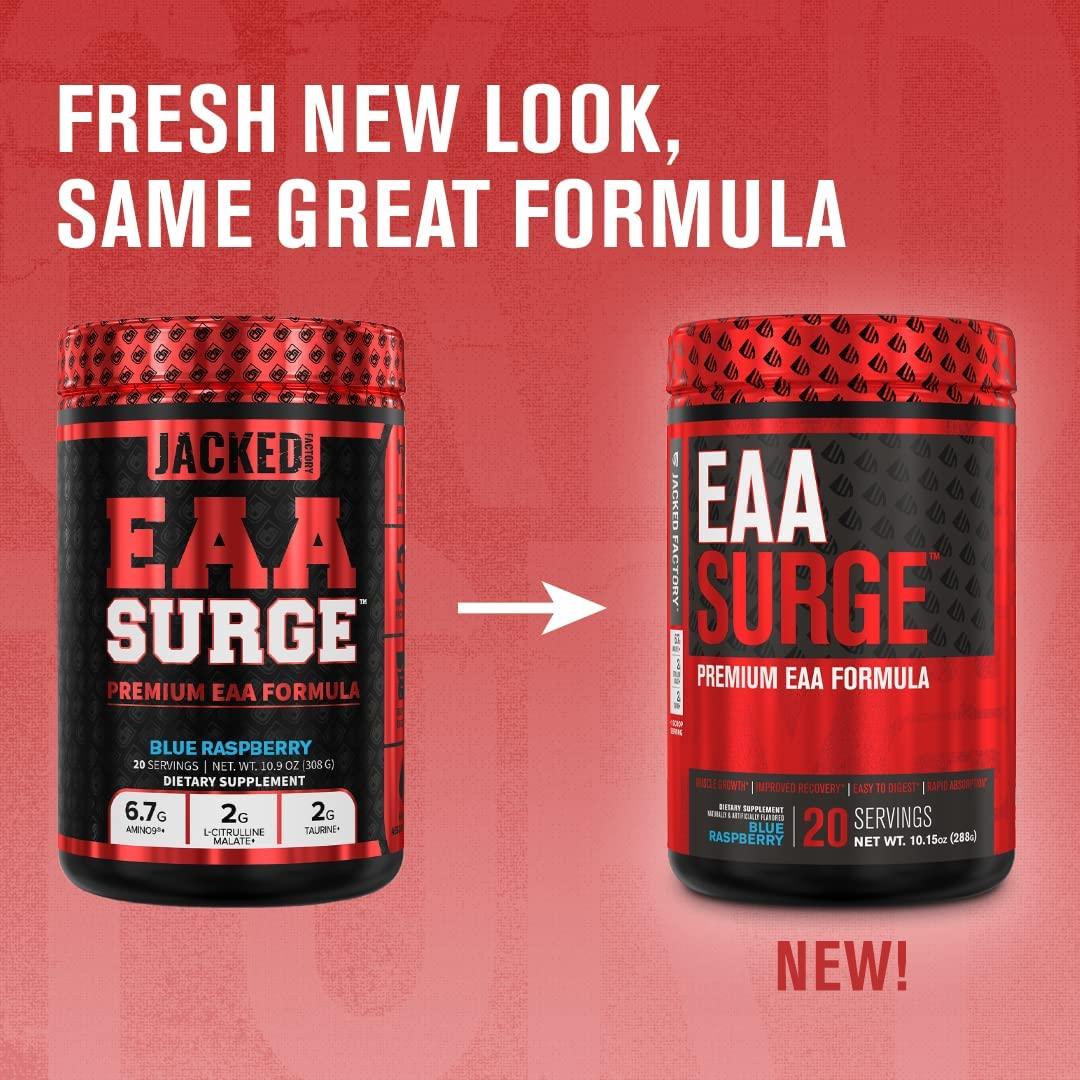 EAA Surge Premium EAA Supplement - Muscle Building & Recovery Powder ...