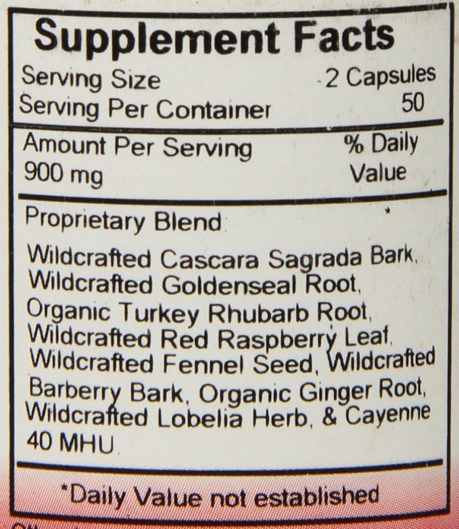 Dr. Christopher's Lower Bowel Formula Capsules - 100 Count Pack of 1 ...