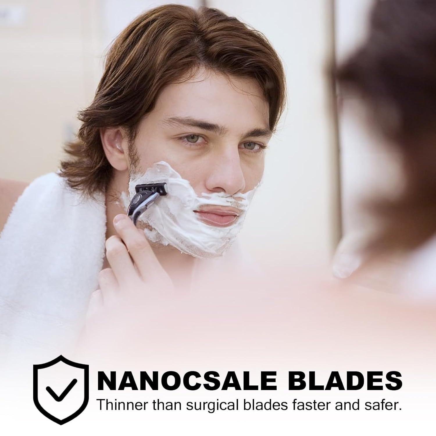 Upgrade Your Shave: 20 PC Mach3 Razor Blades for Smooth Beard & Leg ...