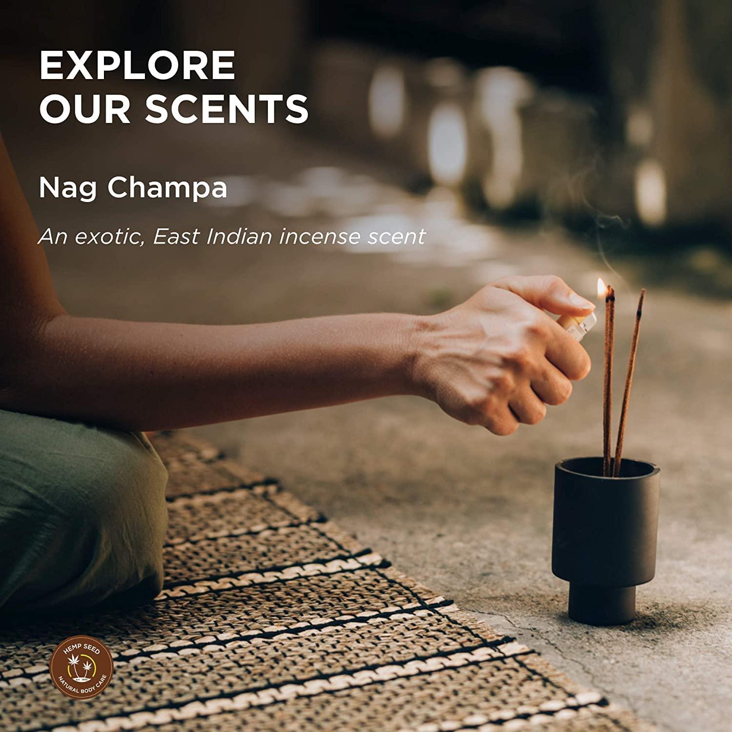 Nag Champa Hemp Seed Hand & Body Lotion - 16 oz. | Soothes Dry Skin ...