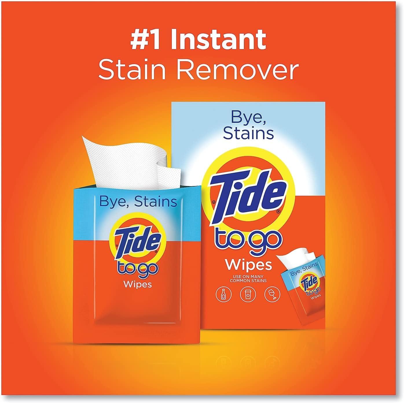 Tide to Go Instant Stain Removing Wipes - 10 Count (Pack of 2) | Buy ...