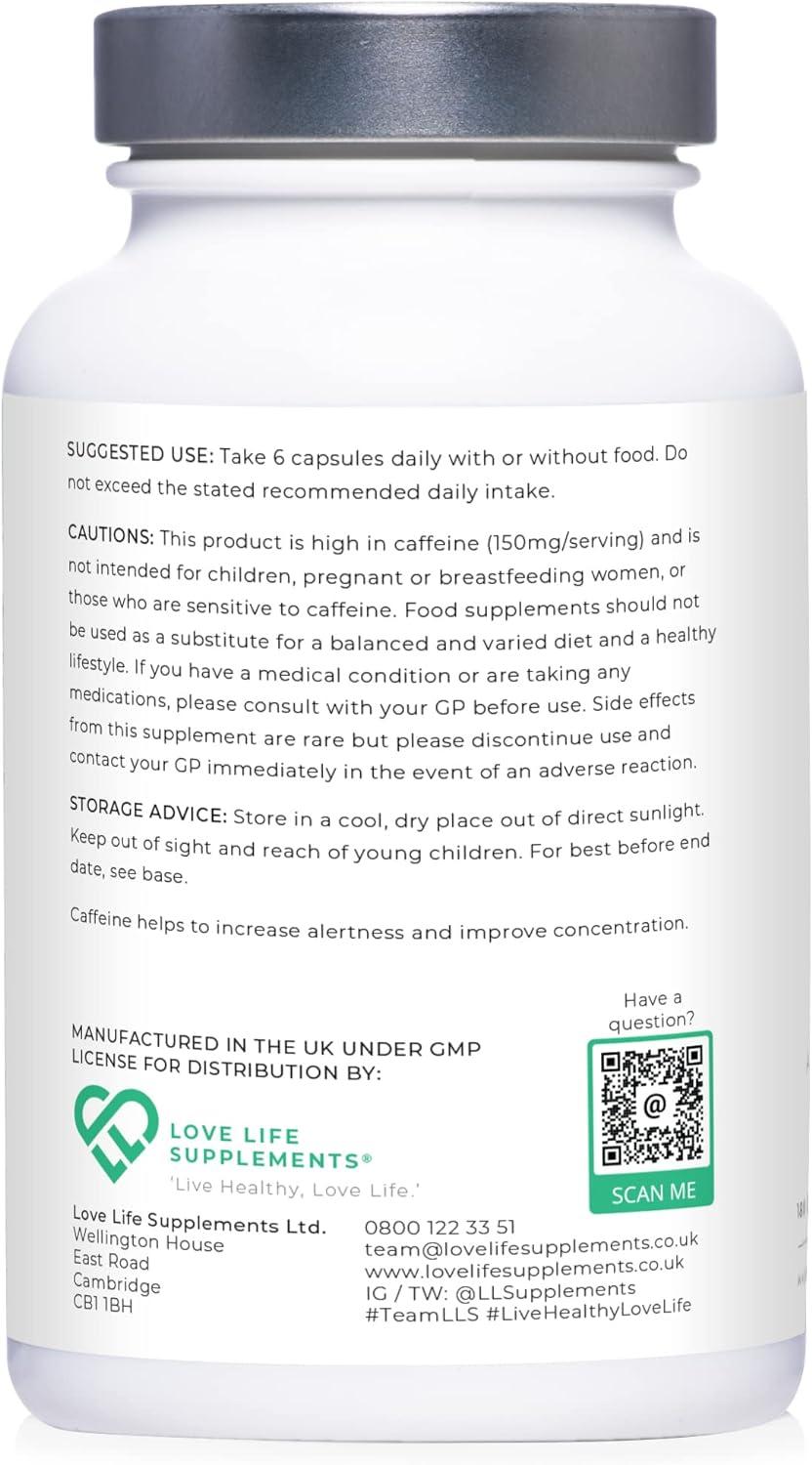 Cognitive Enhance Nootropic by LLS | 180 Capsules - 30 Servings | Brain ...