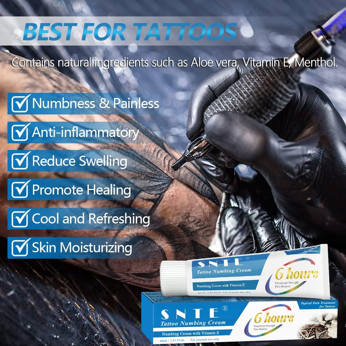 Painless Tattoo Numbing Cream - 6-8 Hours Long Lasting, Maximum ...