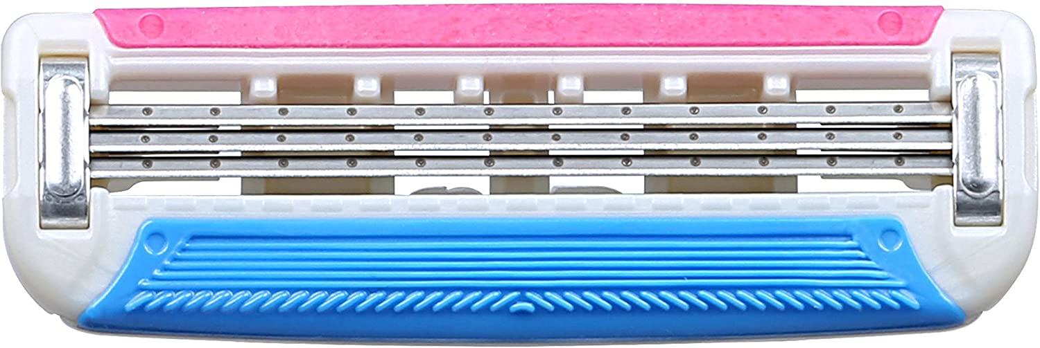 Solimo 3-Blade Disposable Razors for Women - Pack of 2 (6 Razors Total ...