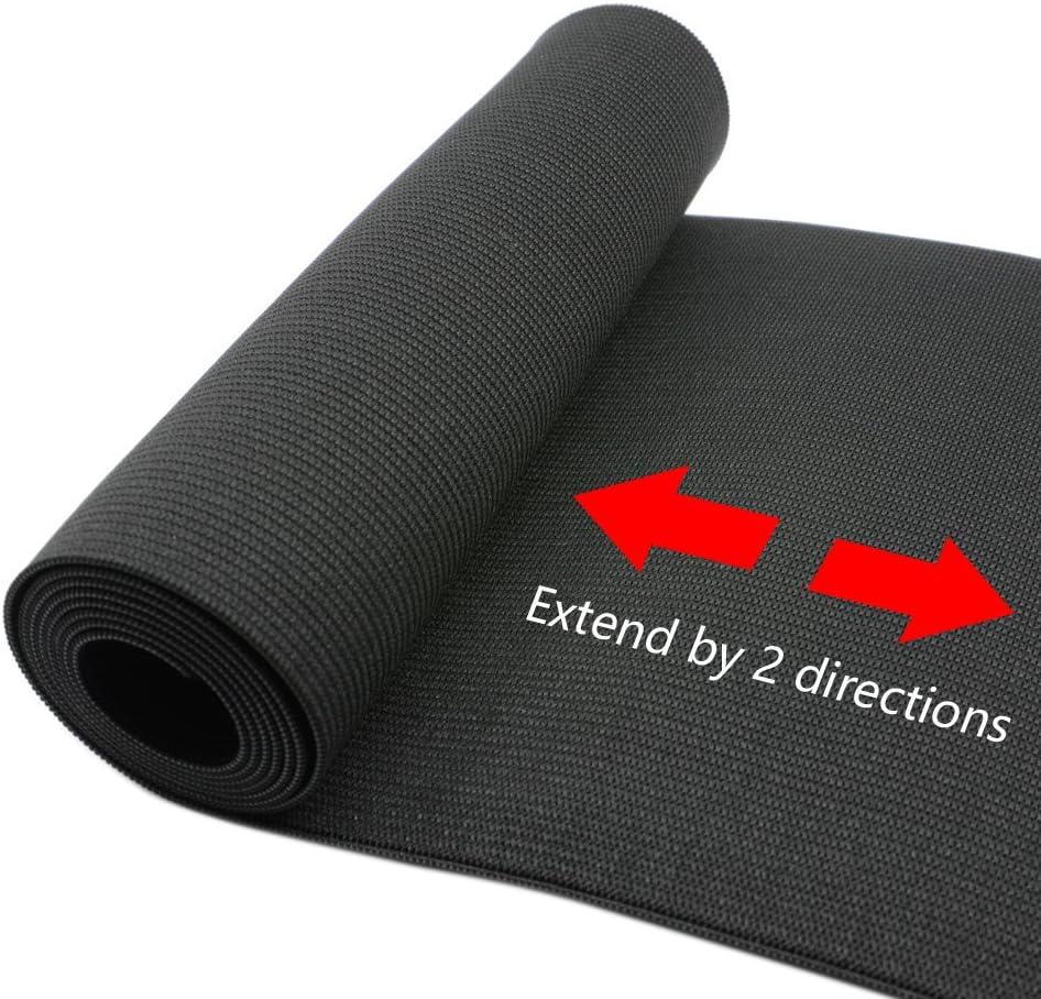 Strapcrafts 7 78 Wide Black Heavy Stretch Knit Elastic - 2-Yard Roll ...