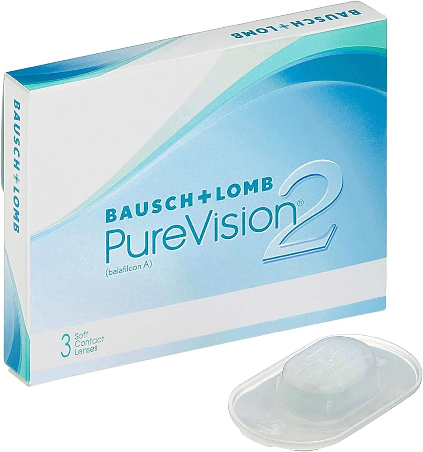 Buy Bausch + Lomb PureVision 2 Monthly Lenses - Thin Spherical Soft ...