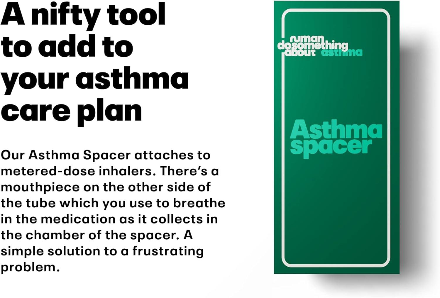 Numan Asthma Inhaler Spacer for Adults - Mouthpiece & Face Mask ...