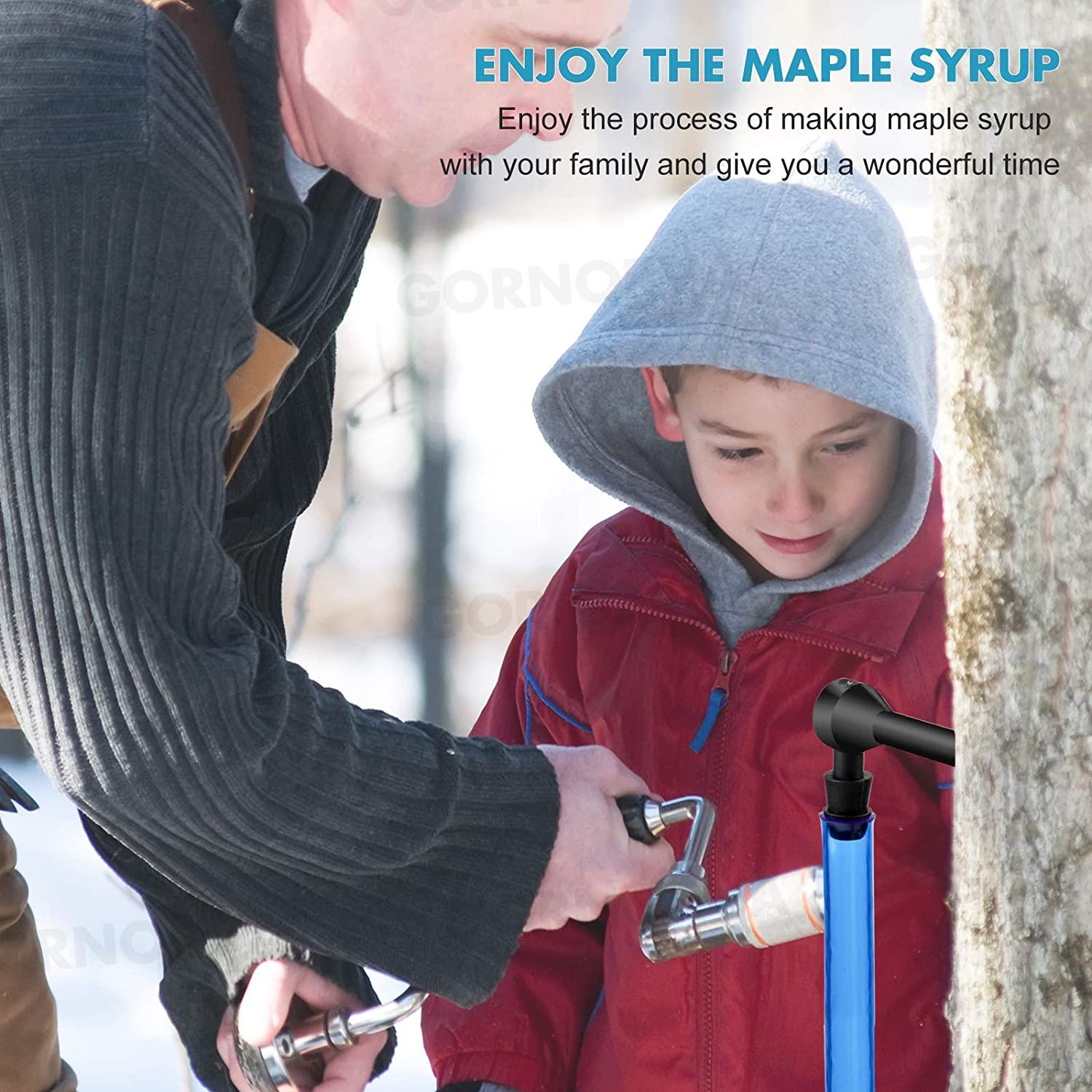 GORNORVA 24 PCS Maple Syrup Taps - Plastic Maple Sugaring Spiles for ...