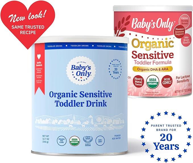 Baby's Only Organic LactoRelief Toddler Formula with DHA & ARA | Non ...