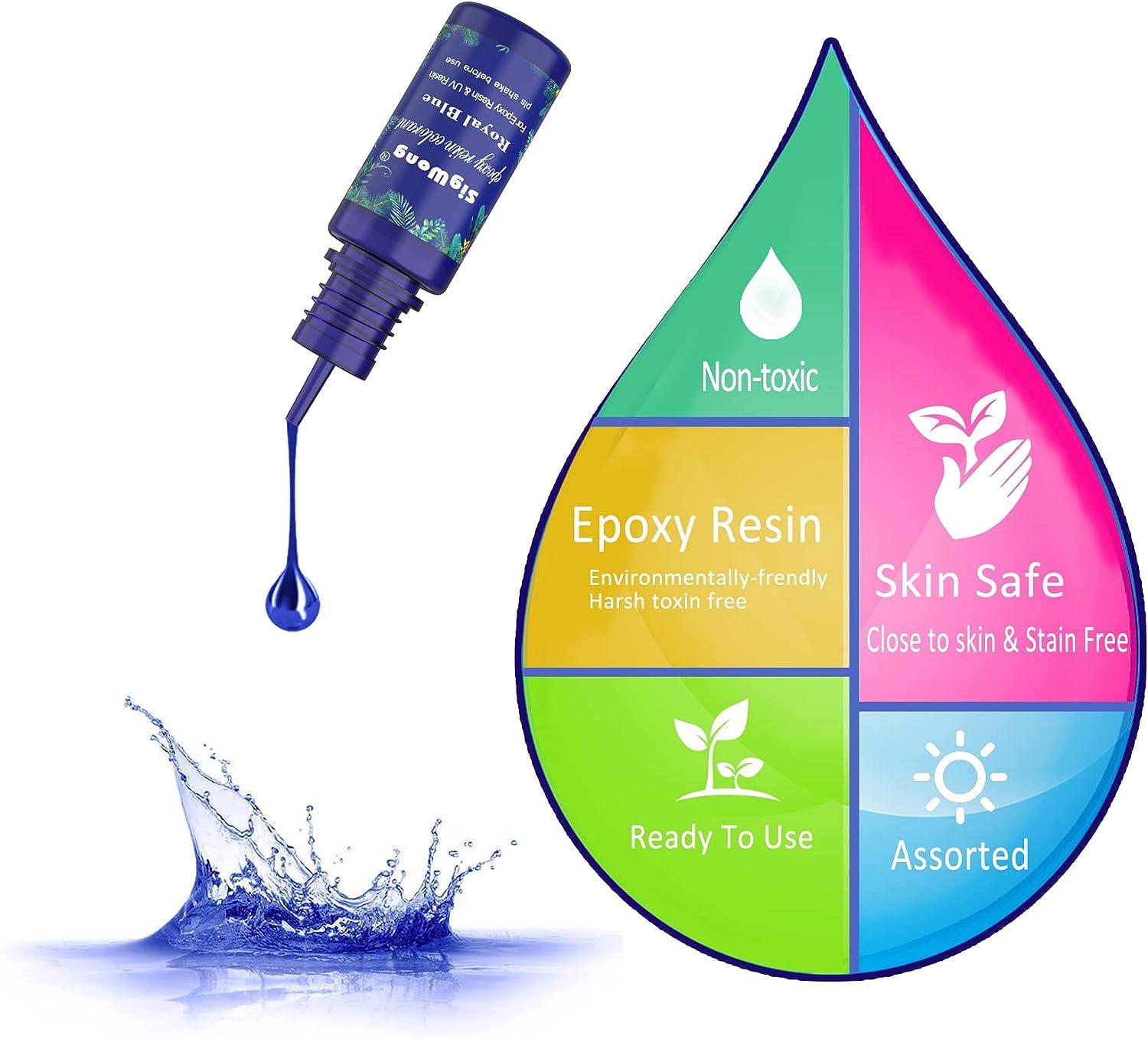 16 Color Liquid Translucent Epoxy Resin Pigment Set - Highly ...