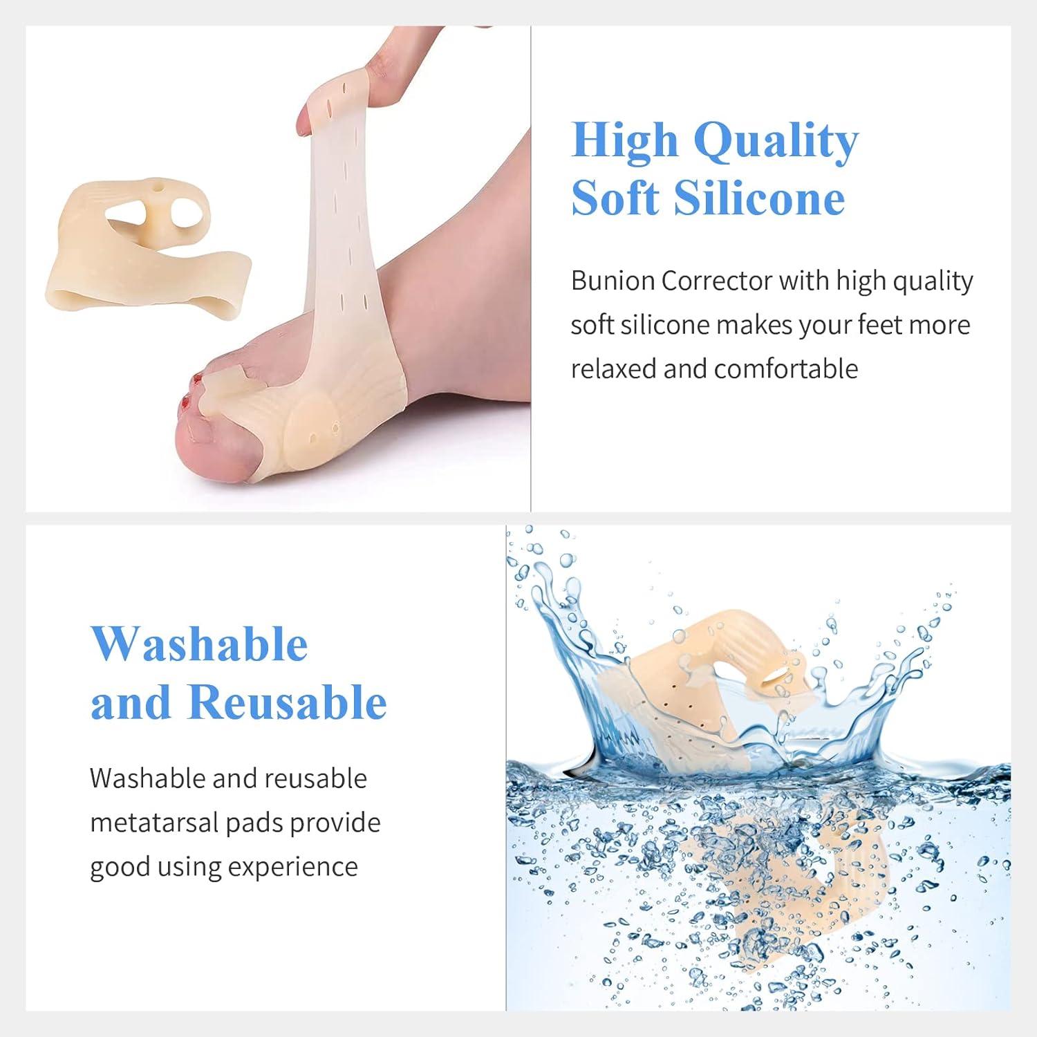 Shining Queen Bunion Corrector Toe Separator for Hallux Valgus & Big ...
