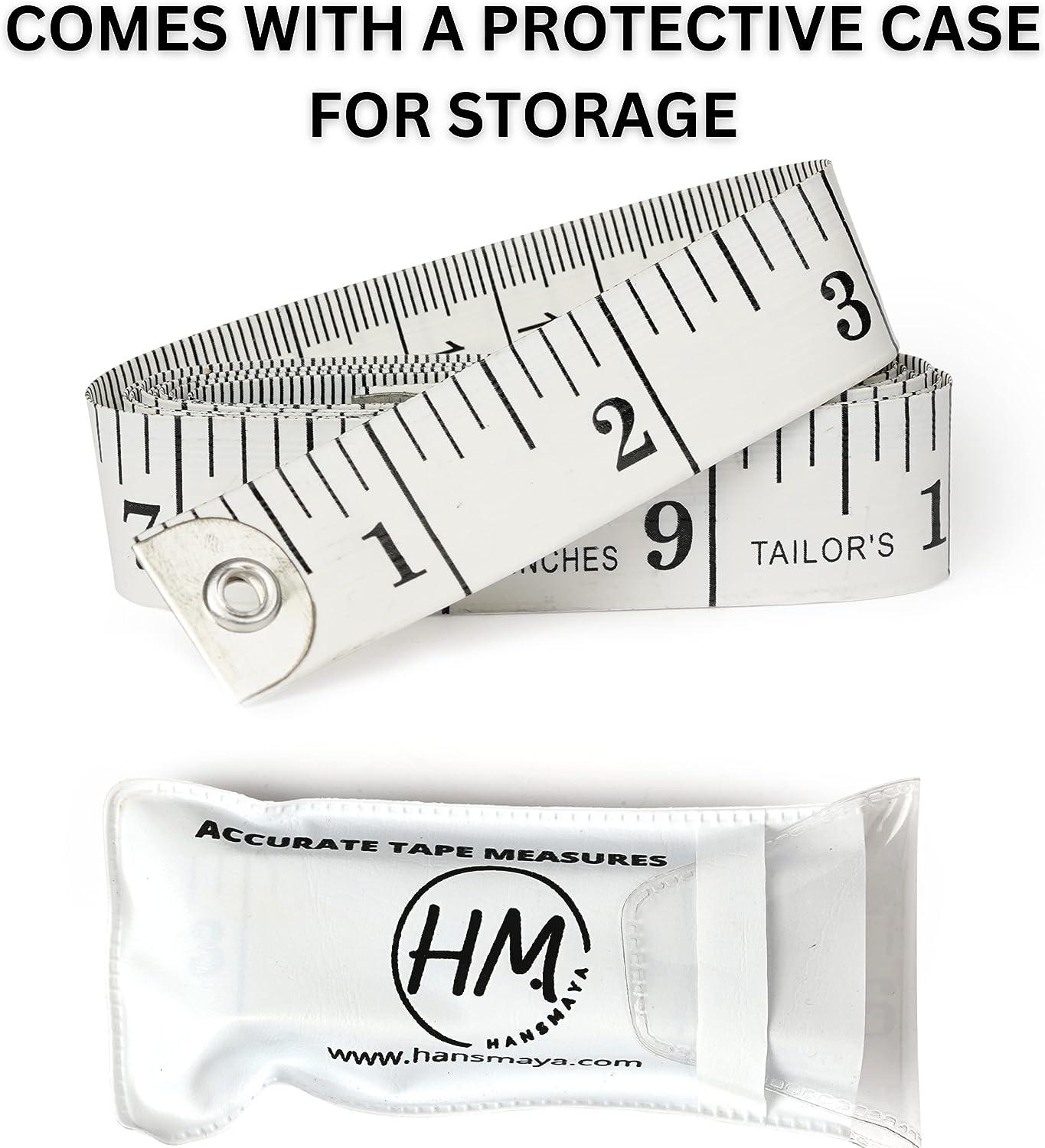 Soft Flexible Fiberglass Tape Measure for Body - Accurate Dual Scales ...