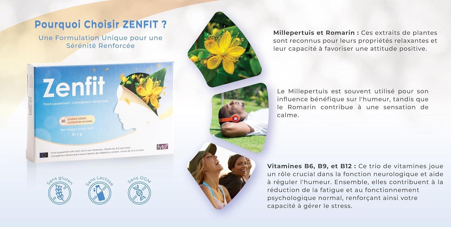 ZENFIT FYTO - Daily Mood and Energy Support Well-Being with St. John's ...