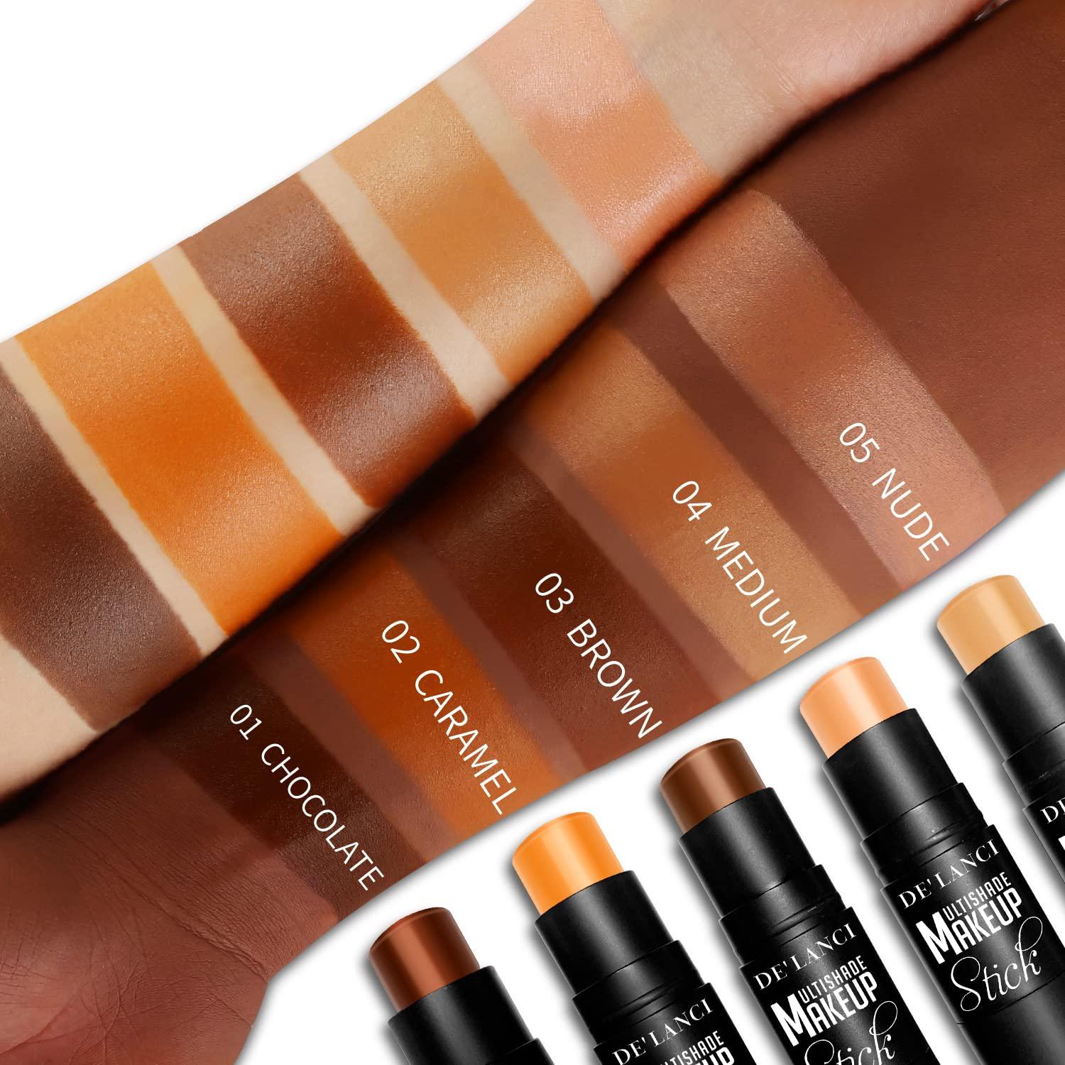 orange contour makeup