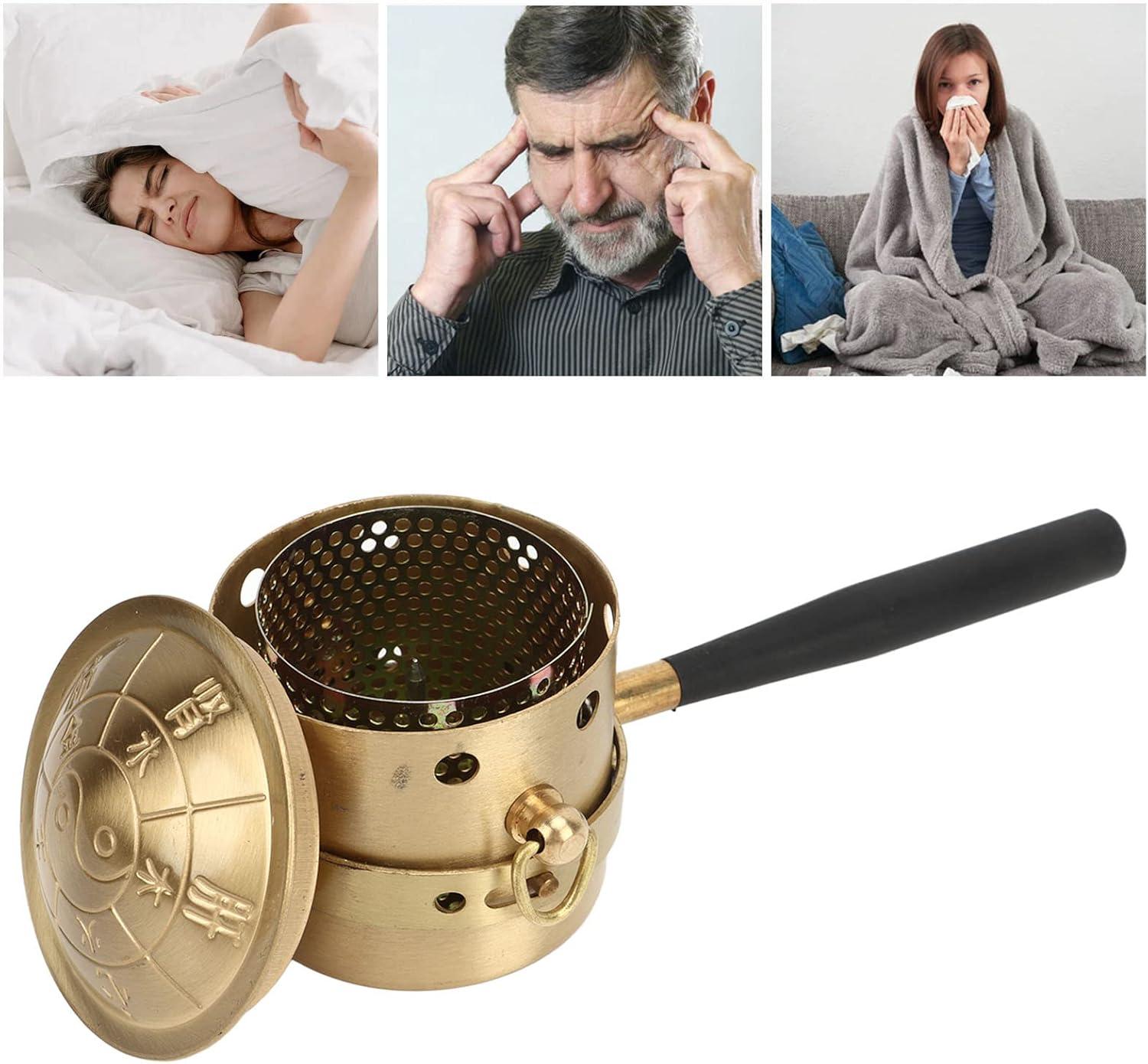 Moxibustion Box Kit | Copper Cone Set for Pain Relief & Tendon ...