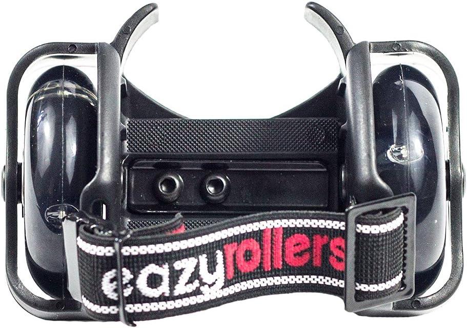 Eazy Rollers Classic Heel Wheels Skates with Flashing Lights - Black ...