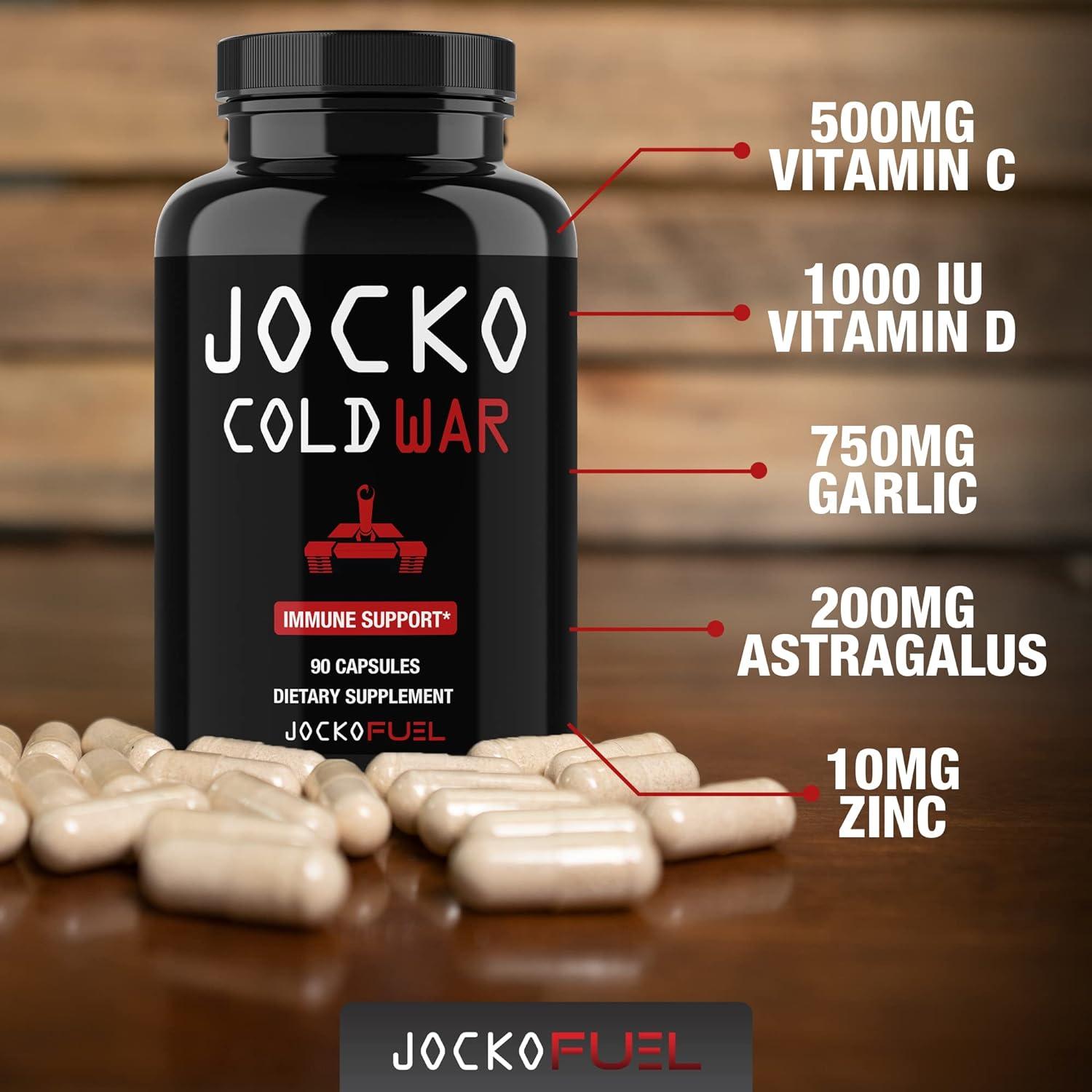 Jocko Fuel Immune Support Supplement with Elderberry, Zinc, Vitamin C ...
