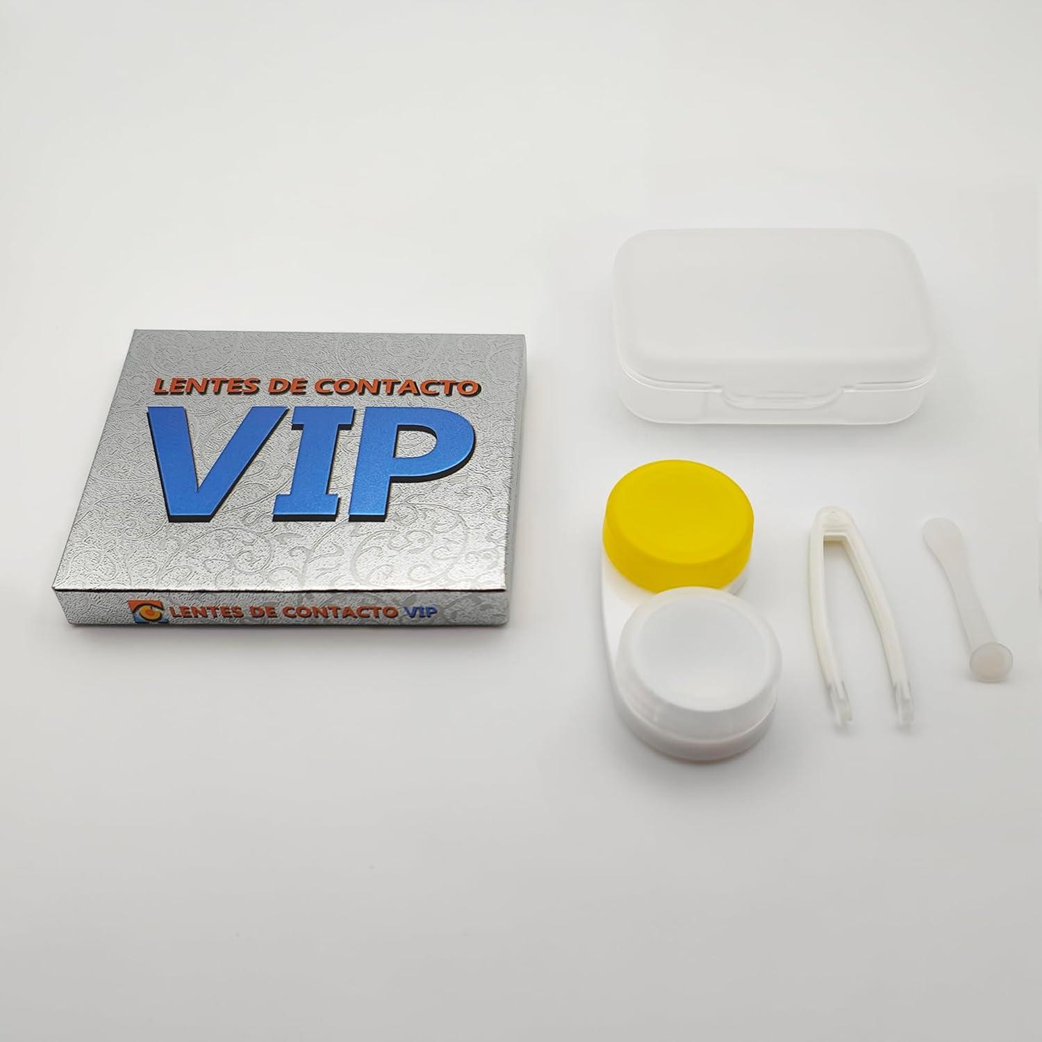 Onix VIP Brown Contact Lenses - Super Natural Annual Colored Lenses (2 ...