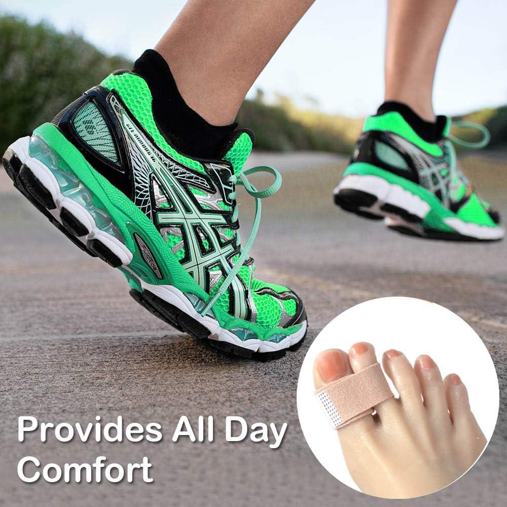 DYKOOK Lengthened Broken Toe Wraps for Your Big Toes 8 Pcs/Pack Fabric ...