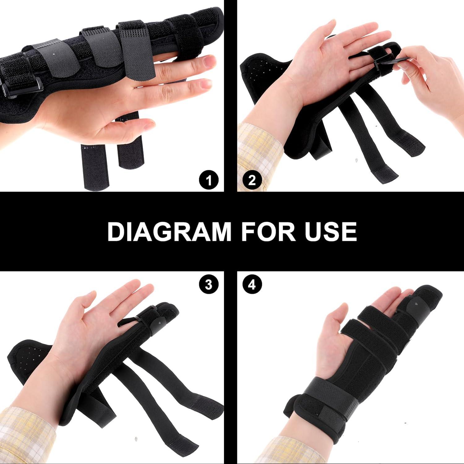 Adjustable DSL SQD Finger Rail for Ring & Small Fingers - Metacarpal ...